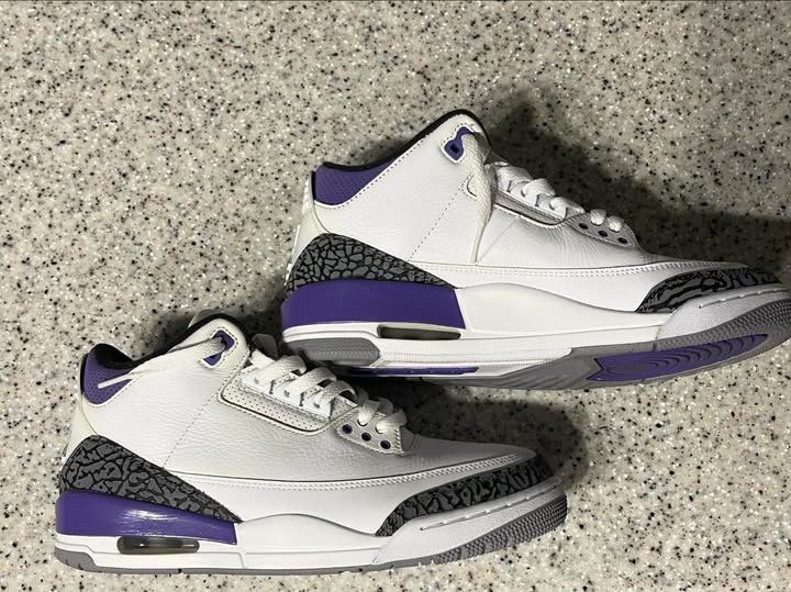 Jordan 3s Retro Dark Iris for Sale in Riverside, CA - OfferUp