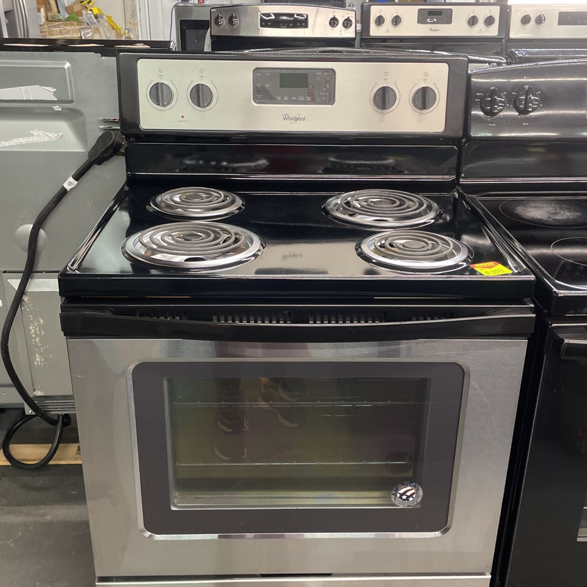 Whirlpool Electric Stove Coil In Stainless Steel for Sale in Dallas, TX ...