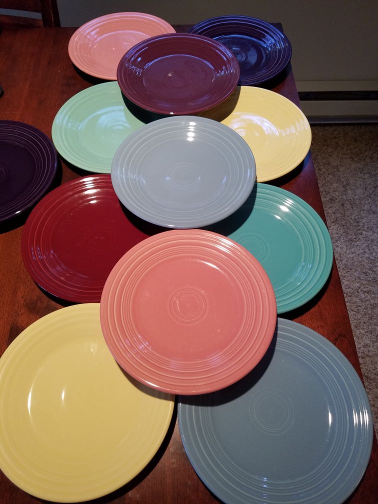 Fiesta 9" Luncheon Plates (Assorted Colors) for Sale in Seattle, WA ...