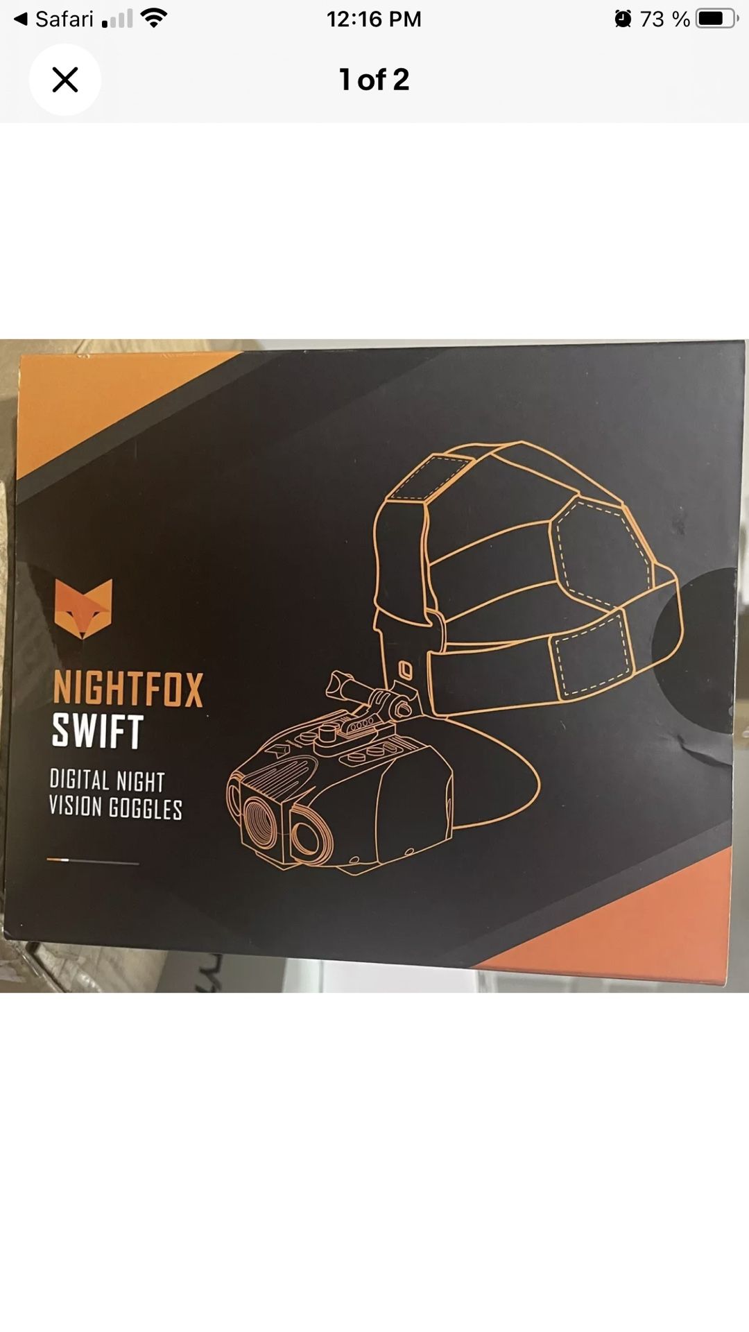 Nightfox swift night vision goggles digital for Sale in West Palm Beach ...