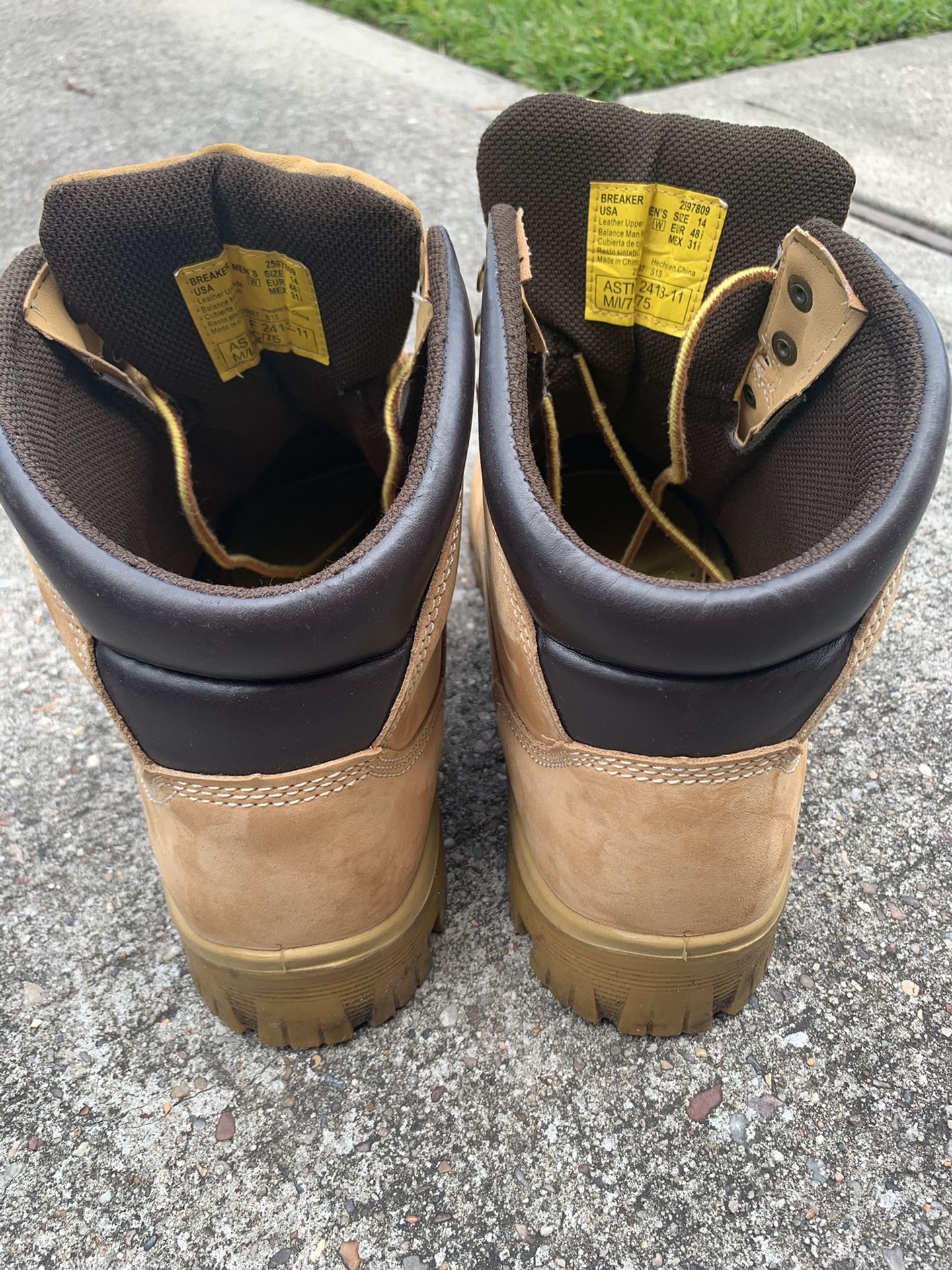 Herman Survivor size 14 Waterproof Steel Toe Construction Safety Boots ...