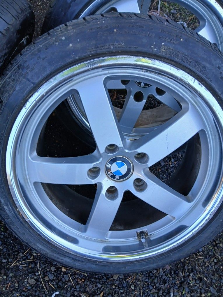 3 Race Tires With Stock BMW Rims for Sale in Portland, OR - OfferUp