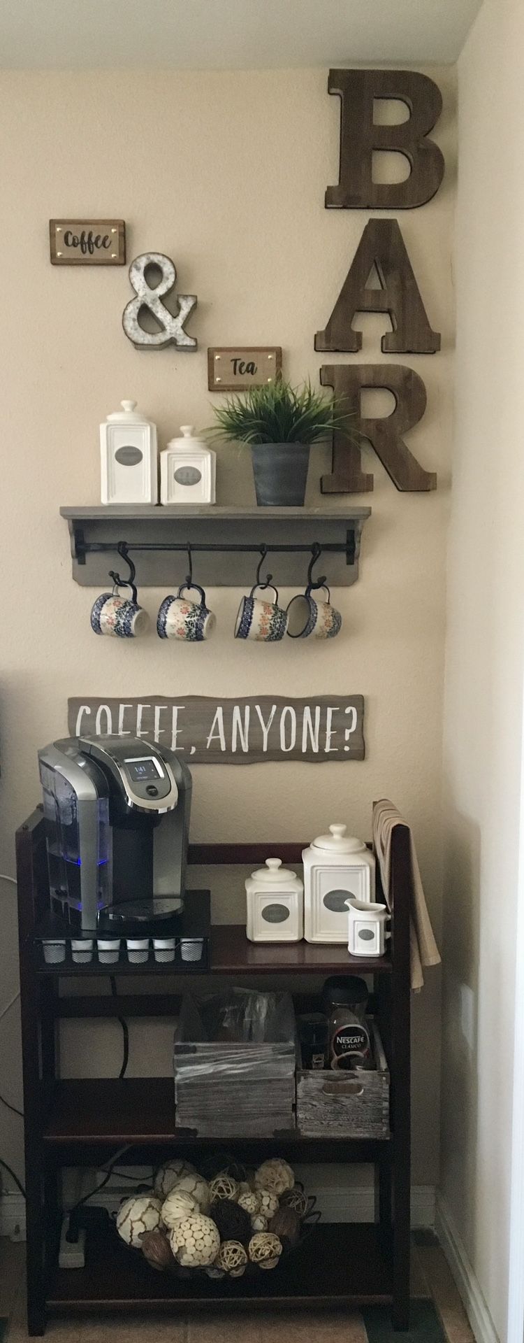Coffee And Tea Bar Setup And Decor for Sale in La Mirada, CA - OfferUp