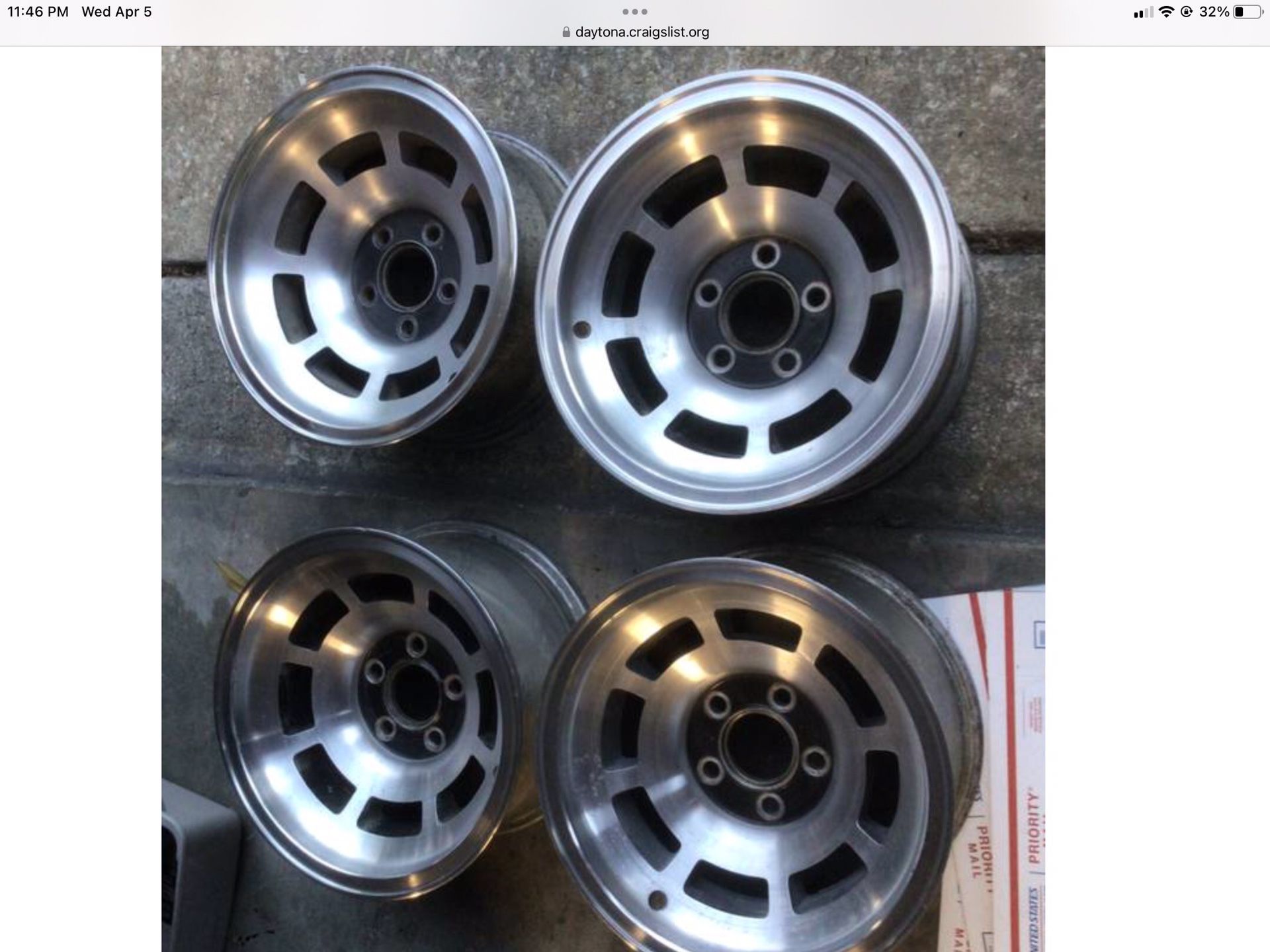 C3 Corvette 15 X 8” Factory Aluminum Wheel Set VG Condition!!! for Sale ...