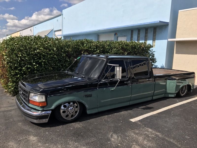 F350 Bagged Dually "new paint job" for Sale in Fort Lauderdale, FL ...