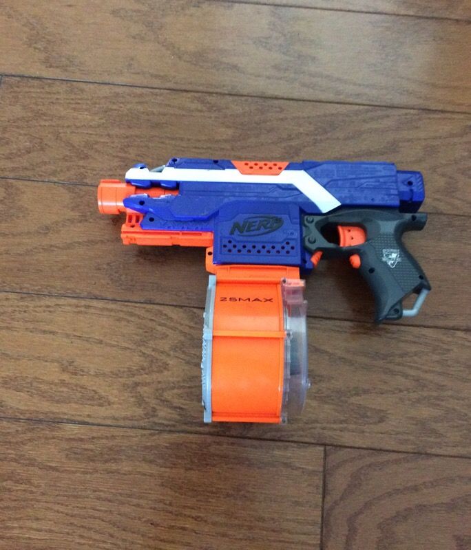 Nerf Stryfe With Drum Mag