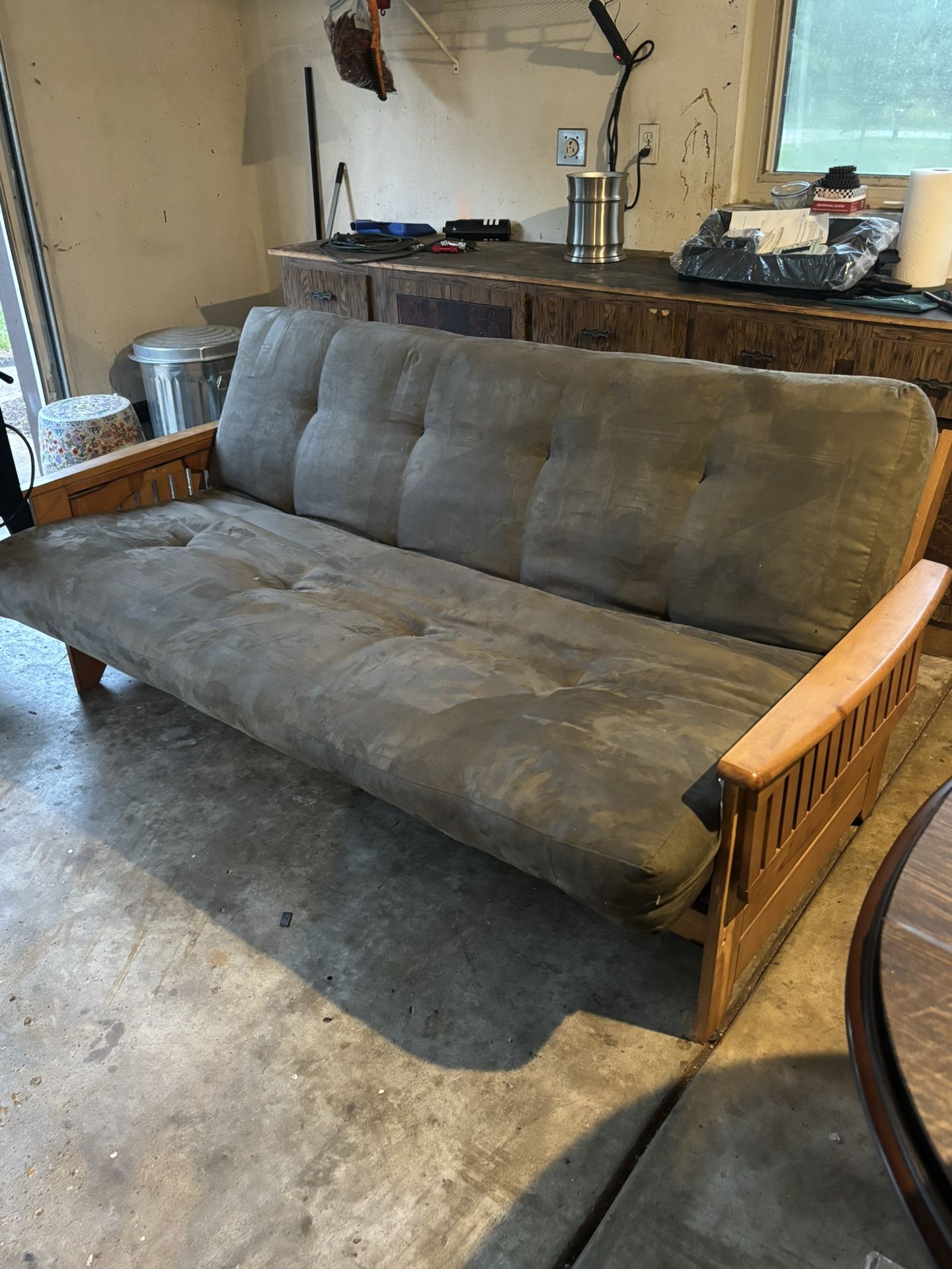 Suede Futon for Sale in Donnelsville, OH - OfferUp