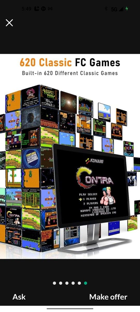 Games Plug And Play 620 Games In One + for Sale in West Los Angeles, CA ...