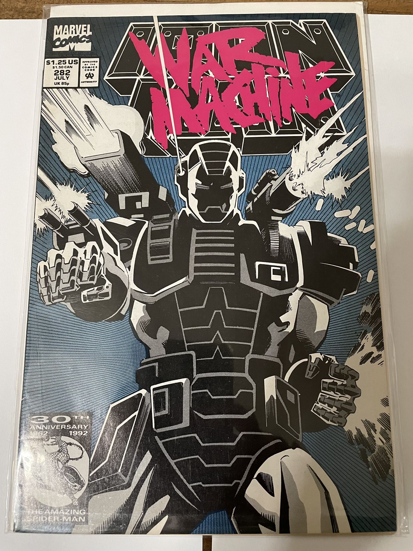 Iron Man Issue: 282 Marvel Comics First Appearance Of War Machine. Used ...