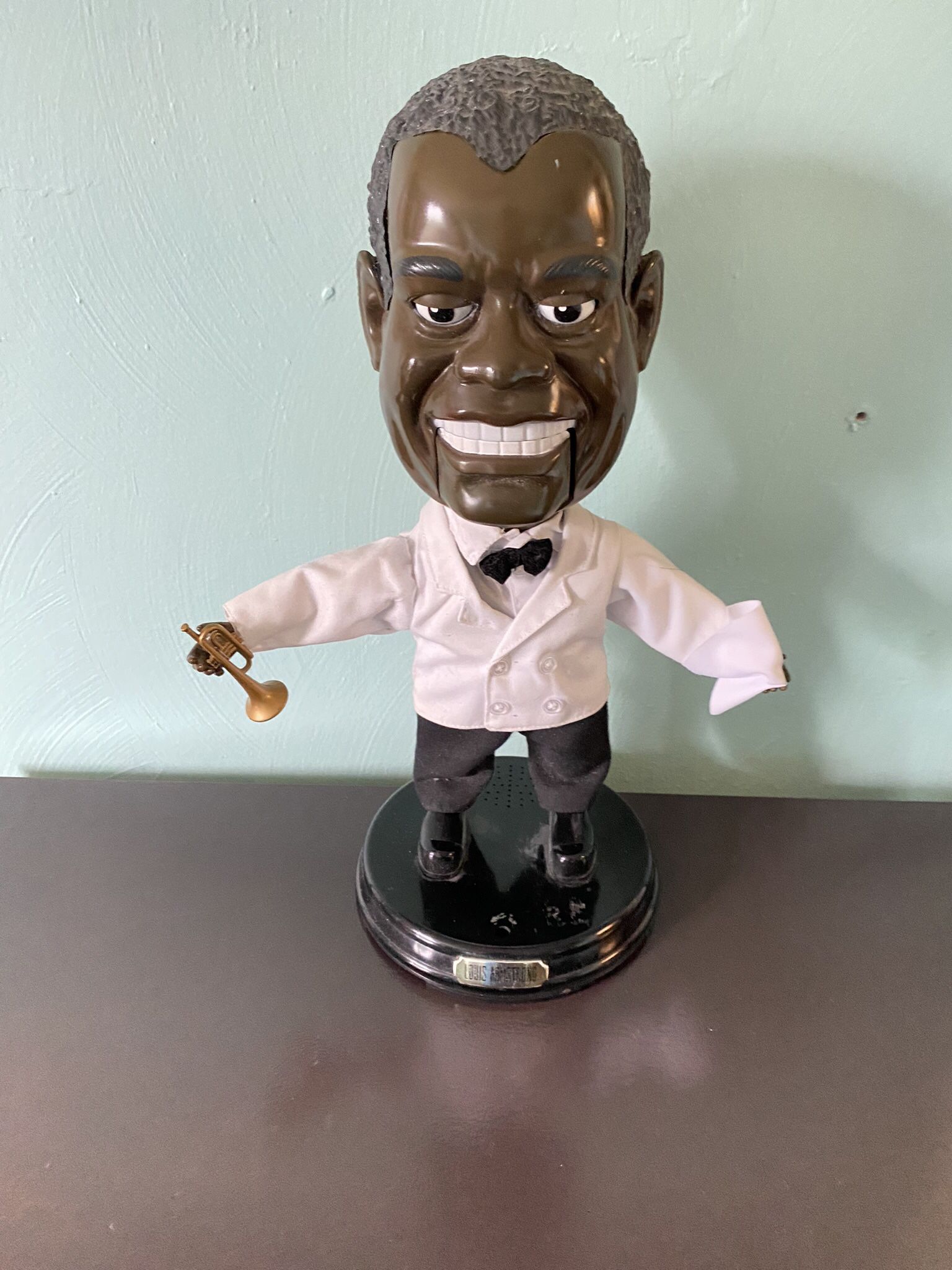 Cool and Collectable Louis Armstrong Singing Figure for Sale in Suffolk ...