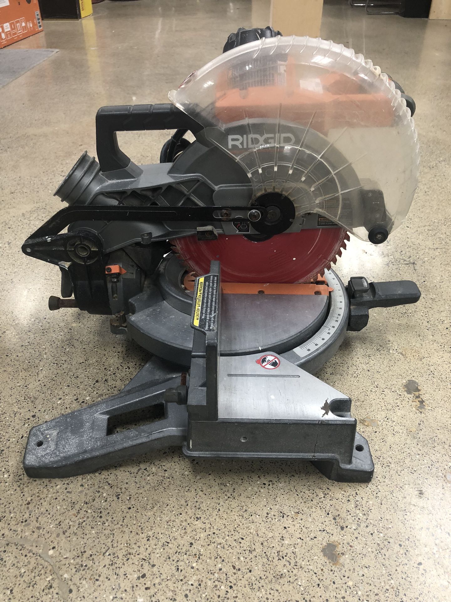 RIDGID CORDED DUAL BEVEL MITER SAW /LED CUT LINE for Sale in Taylor, MI ...