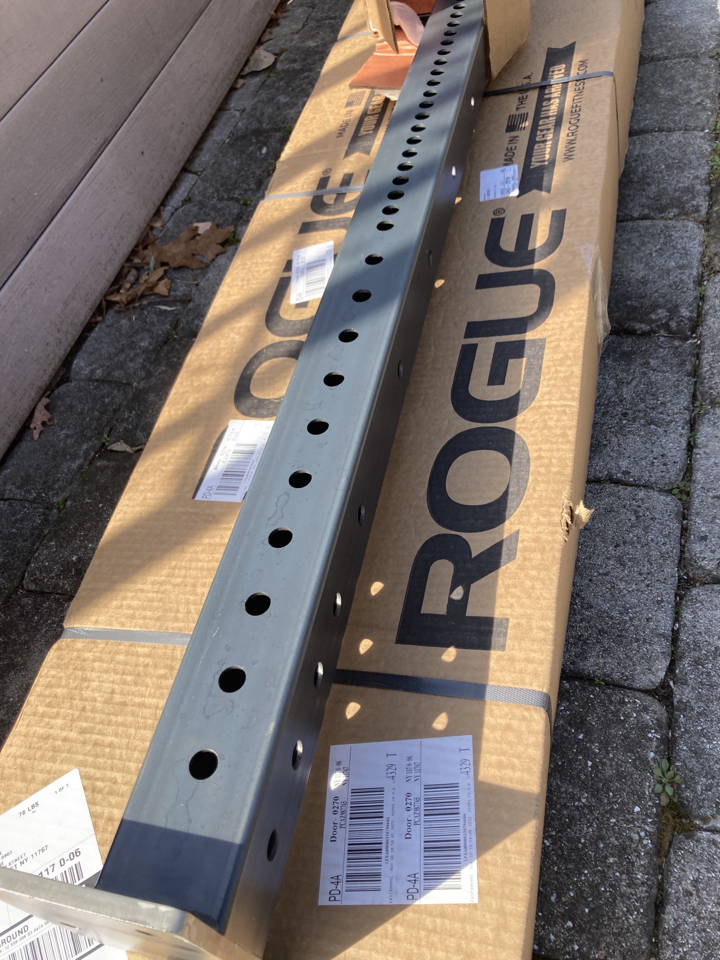 Rogue Monster Lite 90” Uprights - Brand New Satin Clear for Sale in ...