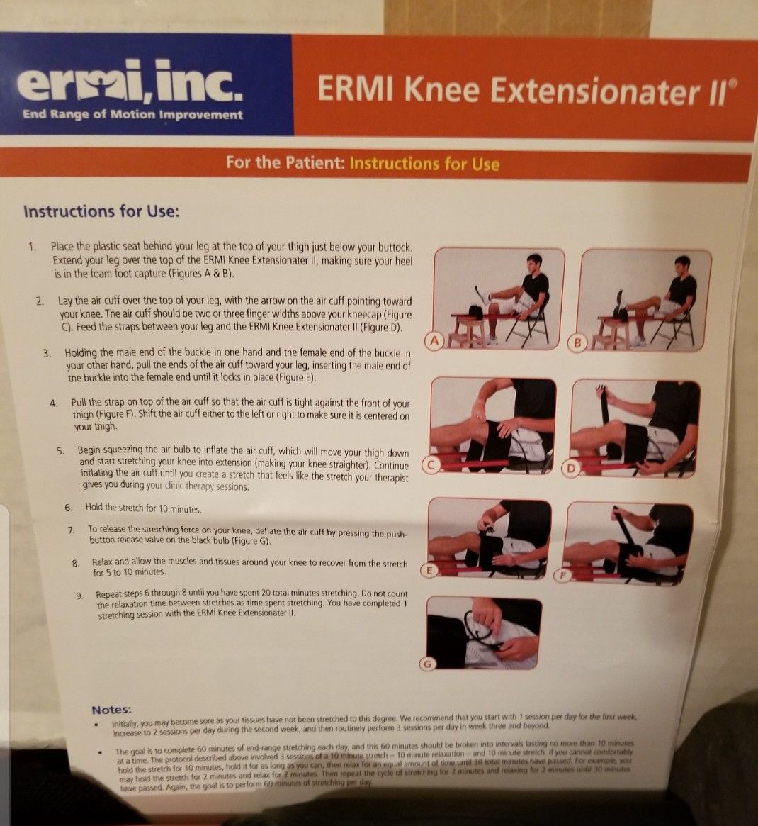 Knee Extensionater by ERMI for Sale in Austin, TX - OfferUp