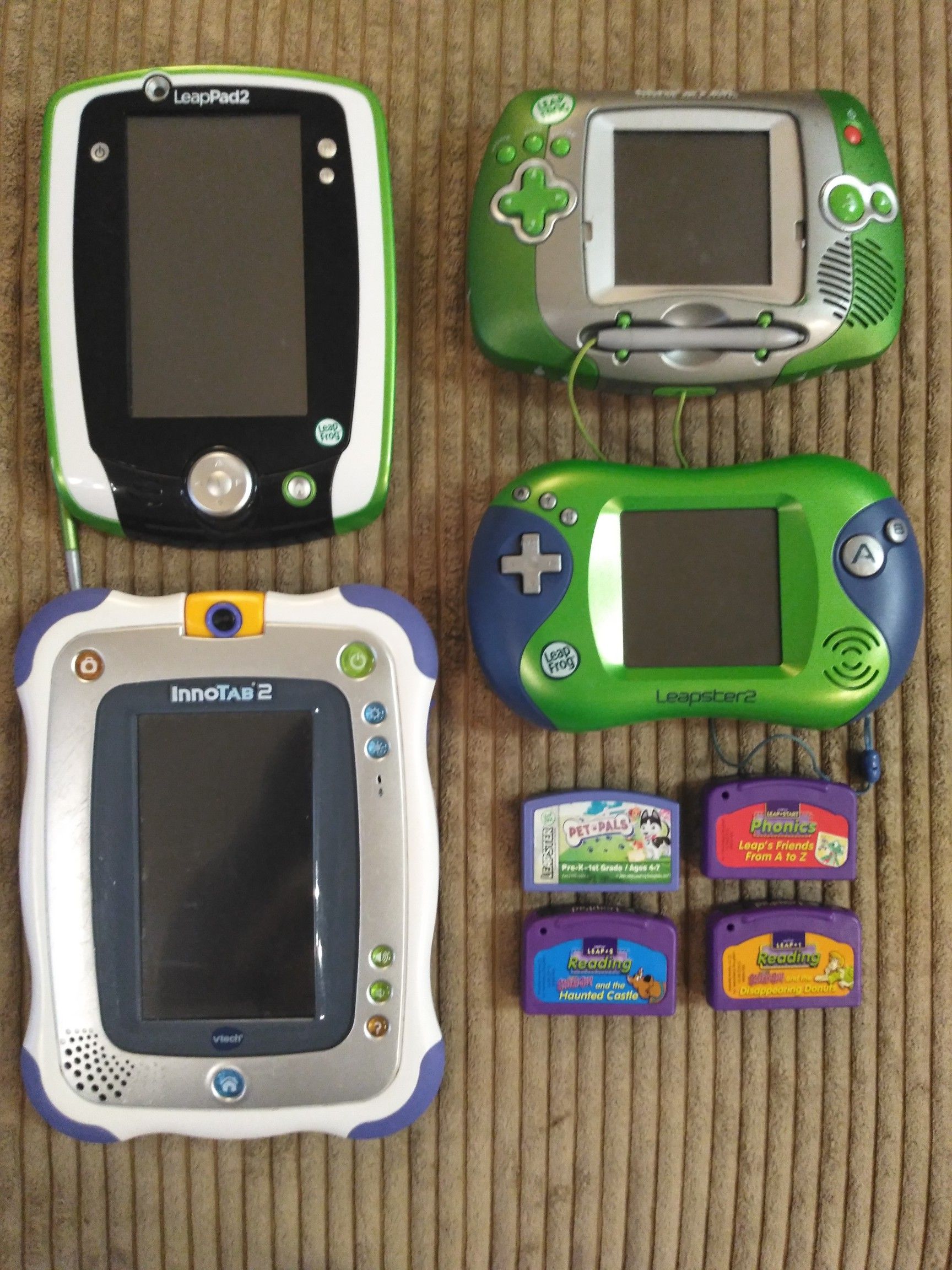 4 Kids Tablet Bundle with Games - Leapfrog, Leappad, Innotab, Leapster ...