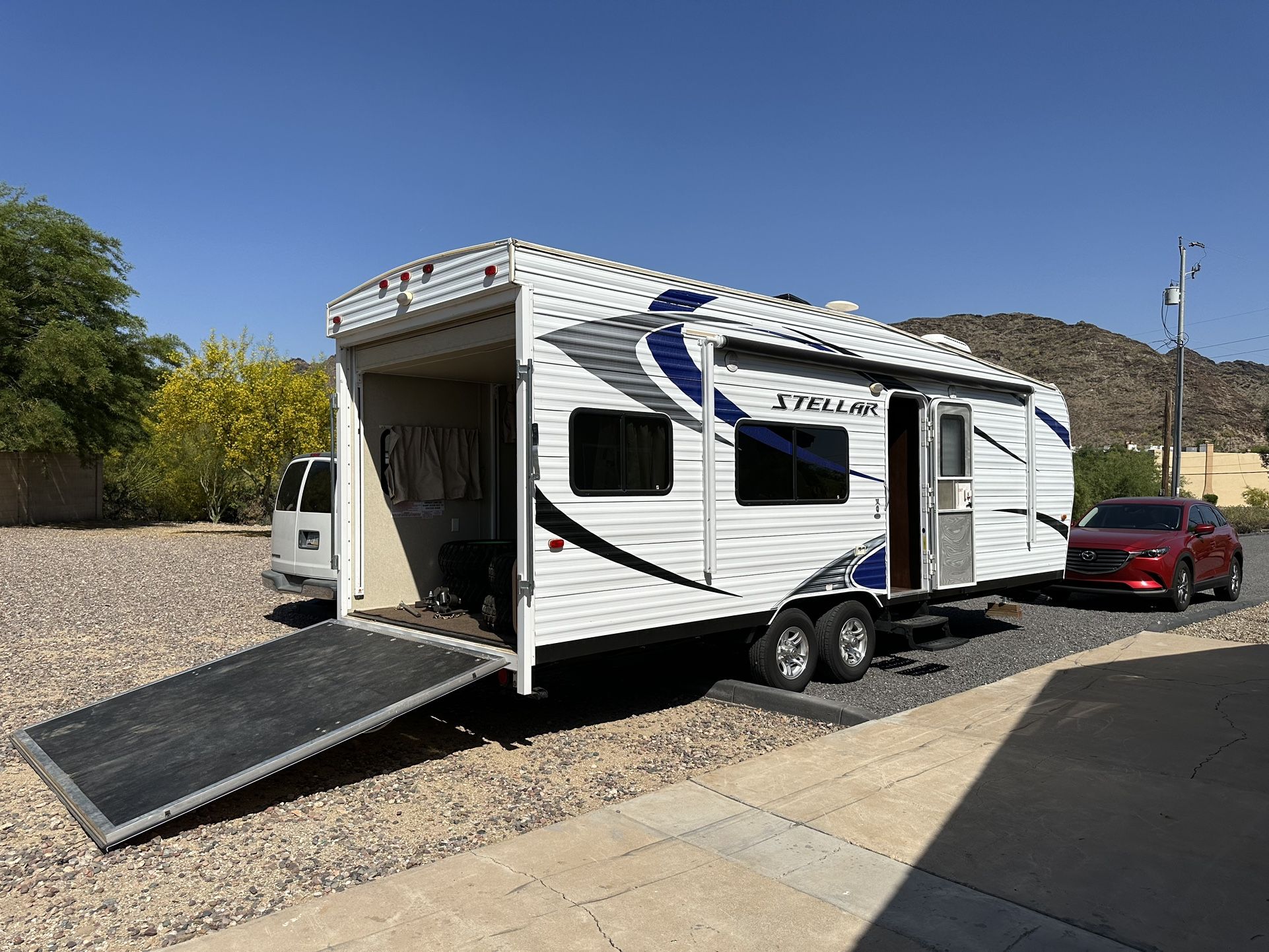 2016 Eclipse Stellar 23SB Toy Hauler RV Camper Trailer Great Condition ...