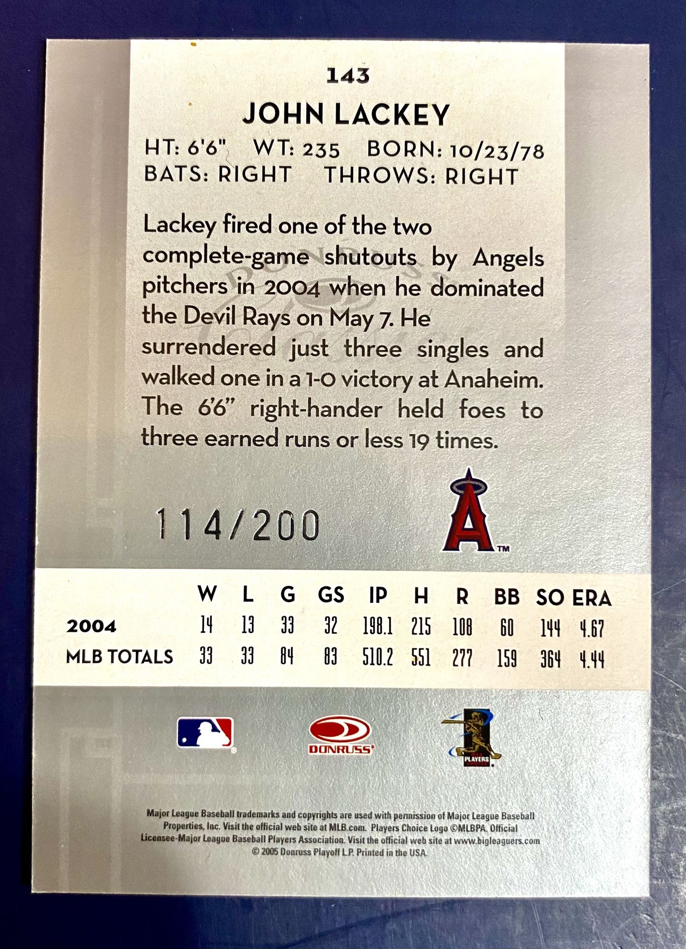 John Lackey 3-Card Lot Inc Auto and #’d Card for Sale in Gloucester, MA ...