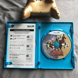 Zelda Gold Wii Console