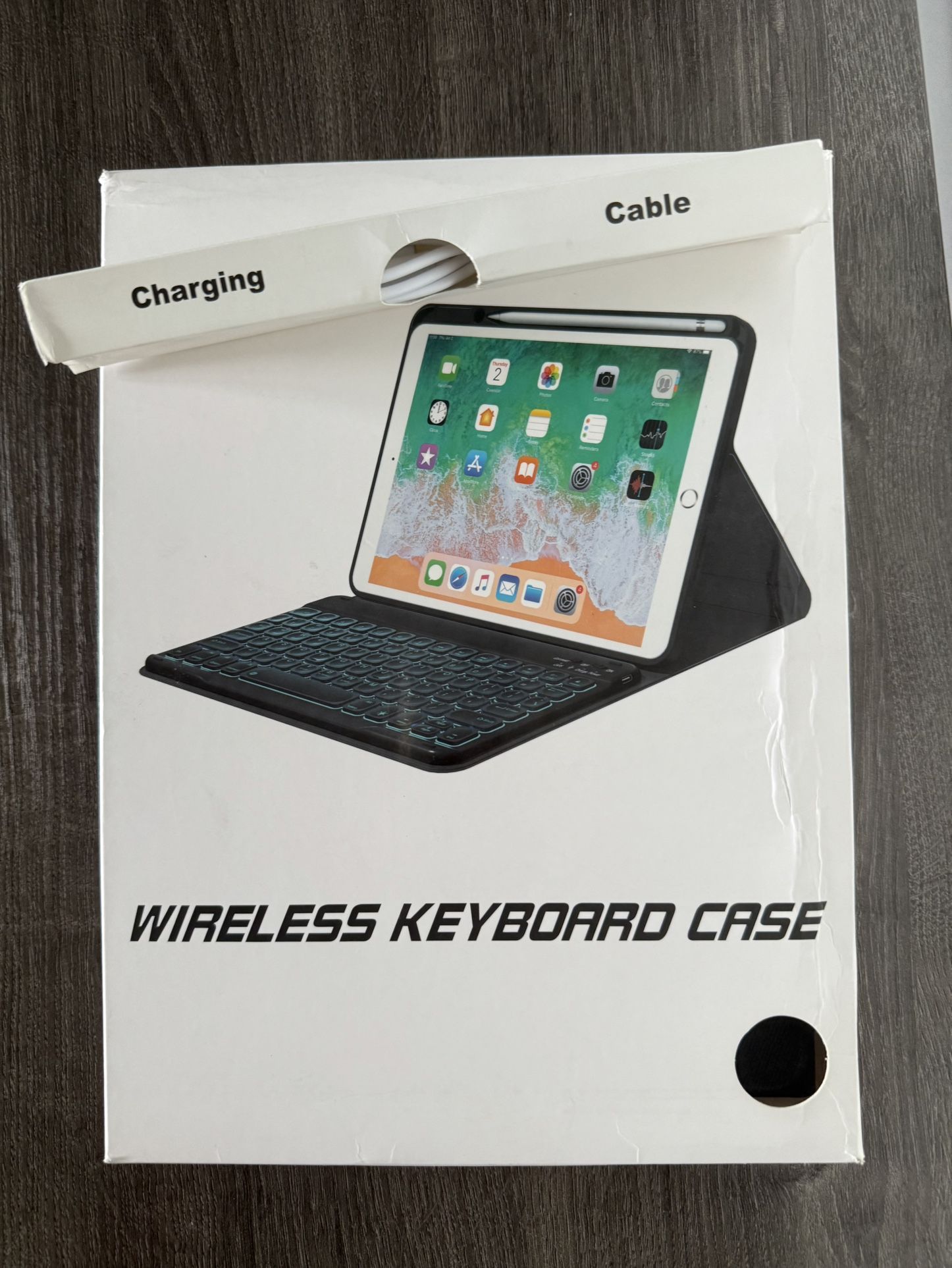 MMK iPad Keyboard Case (Black) – 10.2" (9th/8th/7th Gen) & iPad Pro 10. ...