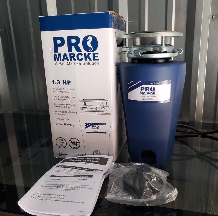 Pro MARCKE FOOD WASTE GARBAGE DISPOSAL DRAIN IN SINK EATER for Sale in ...