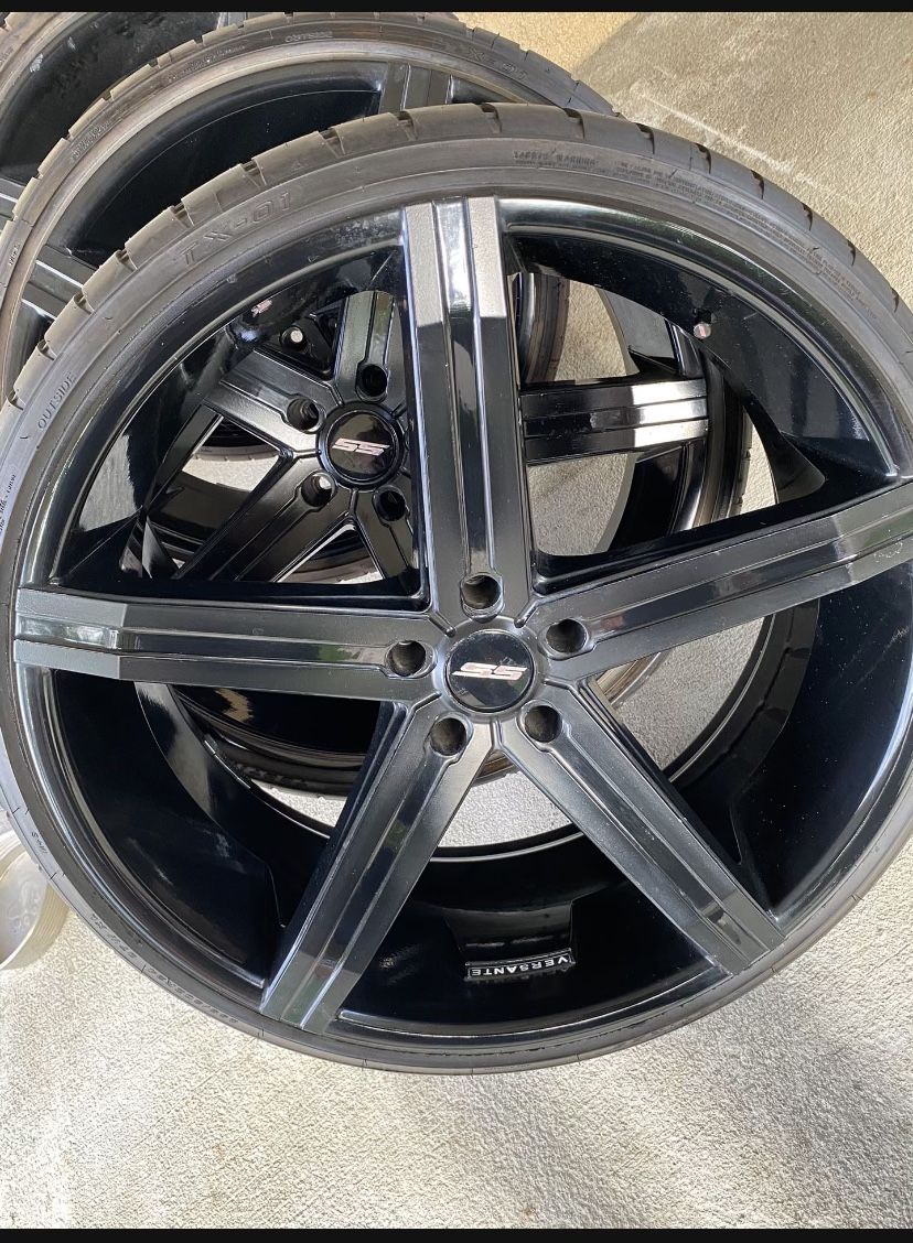 24 Inch Rims With Tires C10 for Sale in City Of Industry, CA - OfferUp