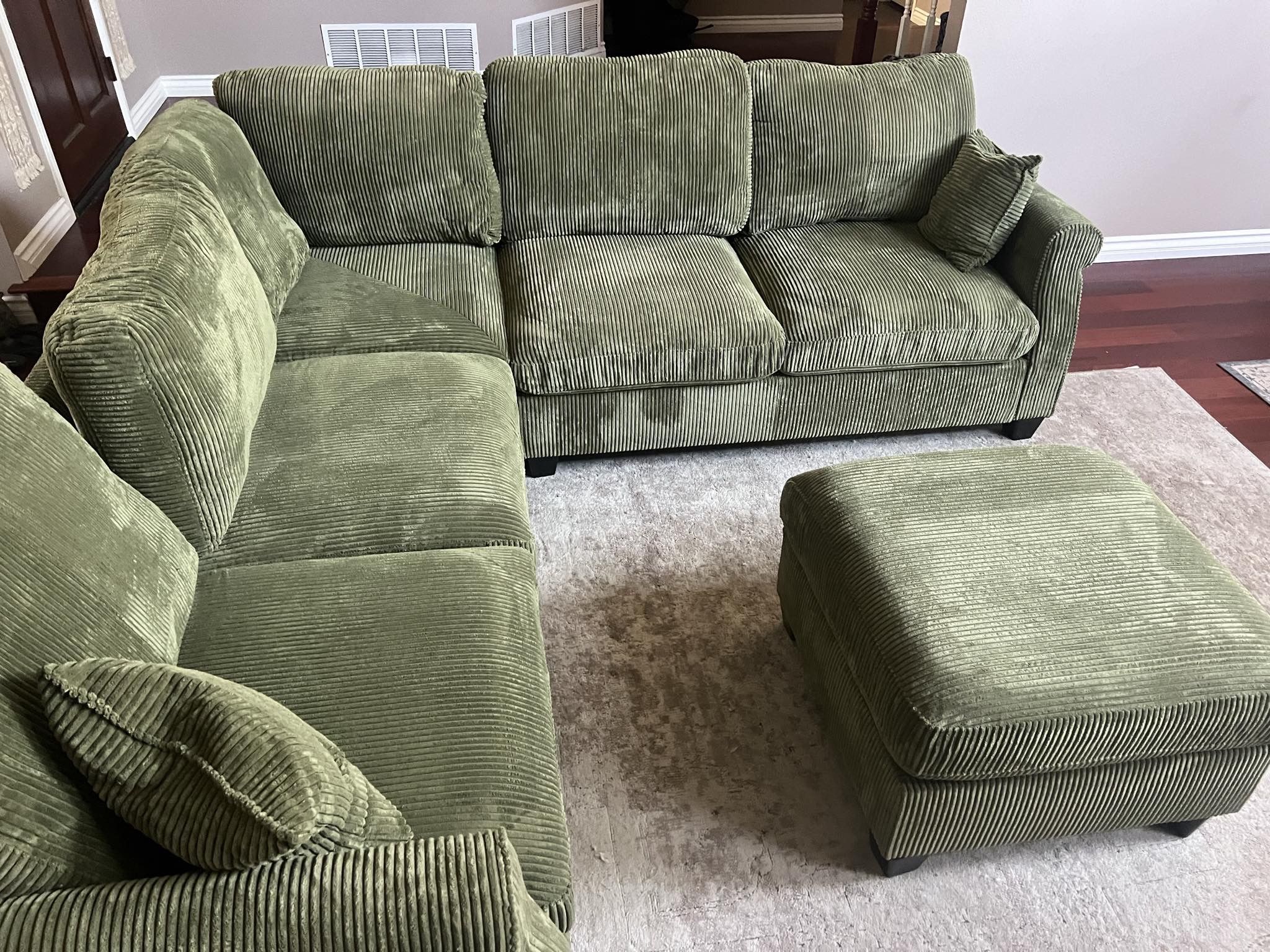 New Sage Sectional Couch! Includes Free Delivery ! for Sale in Santa ...