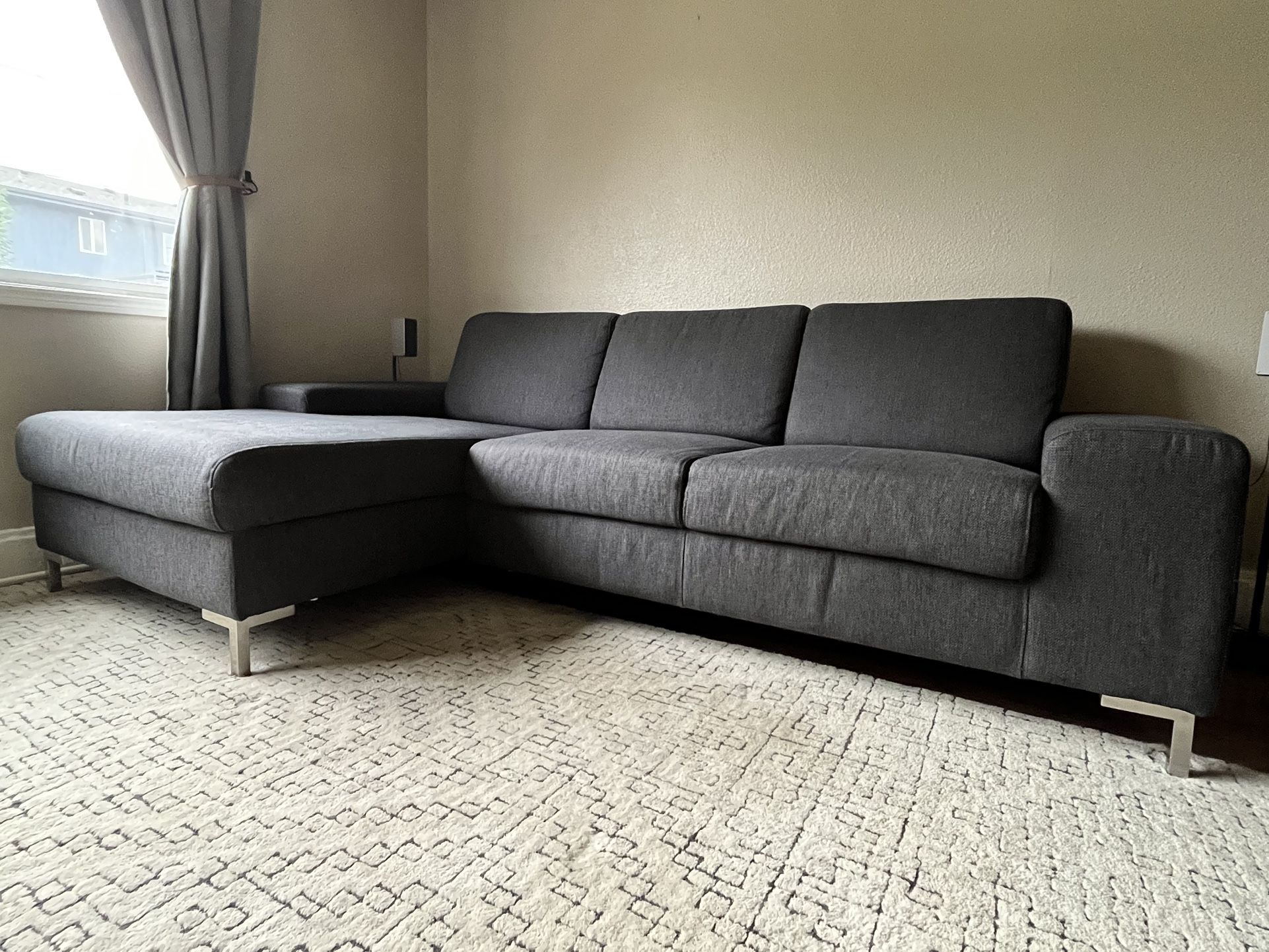 Dania Furniture Sectional With Left Chaise for Sale in Portland, OR ...