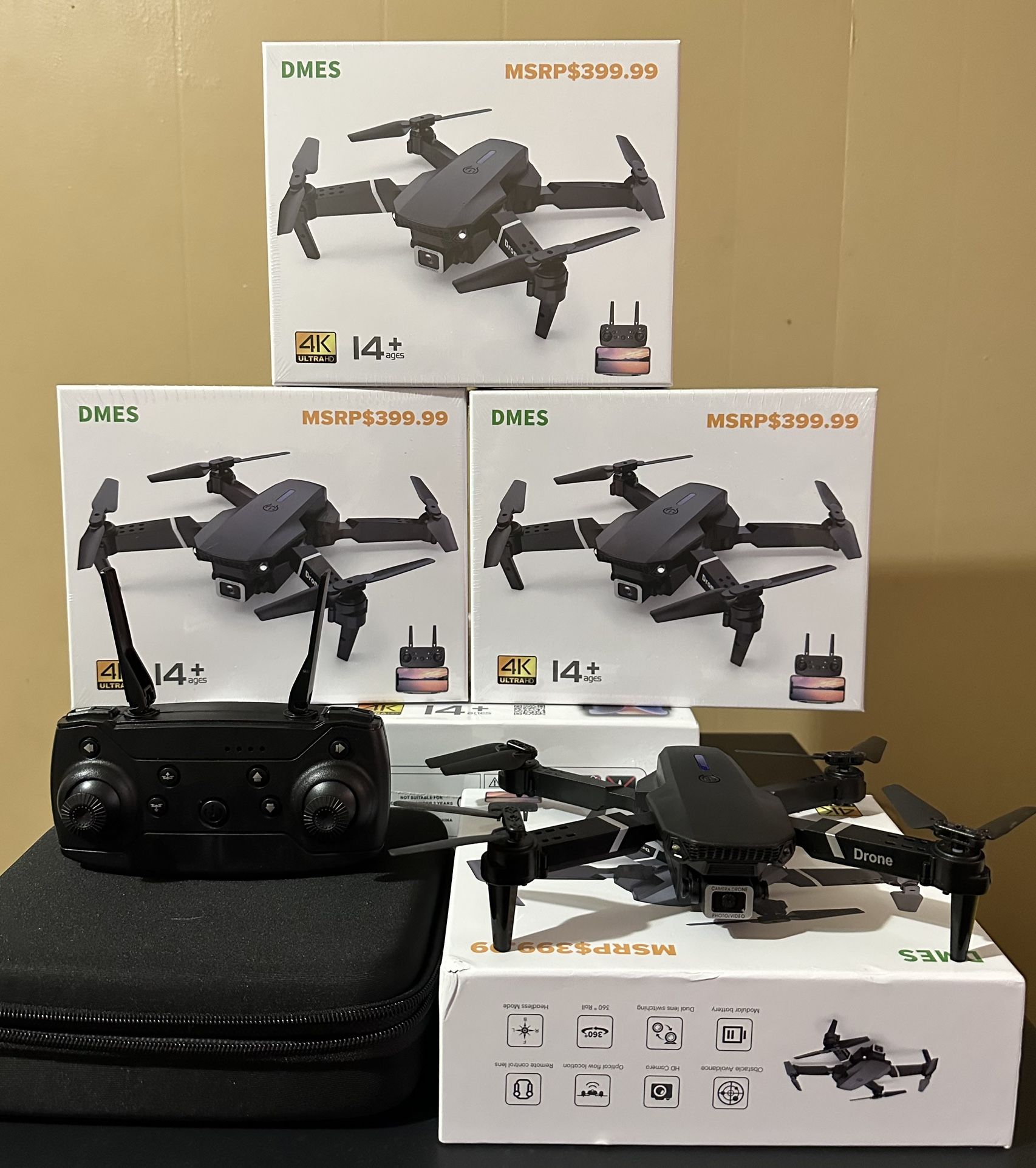 DMES P1 Drone 4K Ultra HD 2 batteries w/ controller for Sale in Pico ...