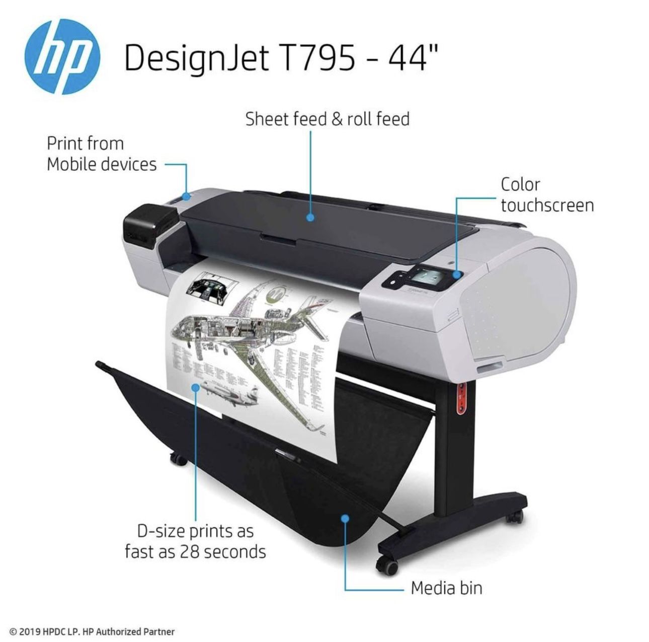 Plotter HP DesignJet T795 44 Inch for Sale in Chula Vista, CA - OfferUp