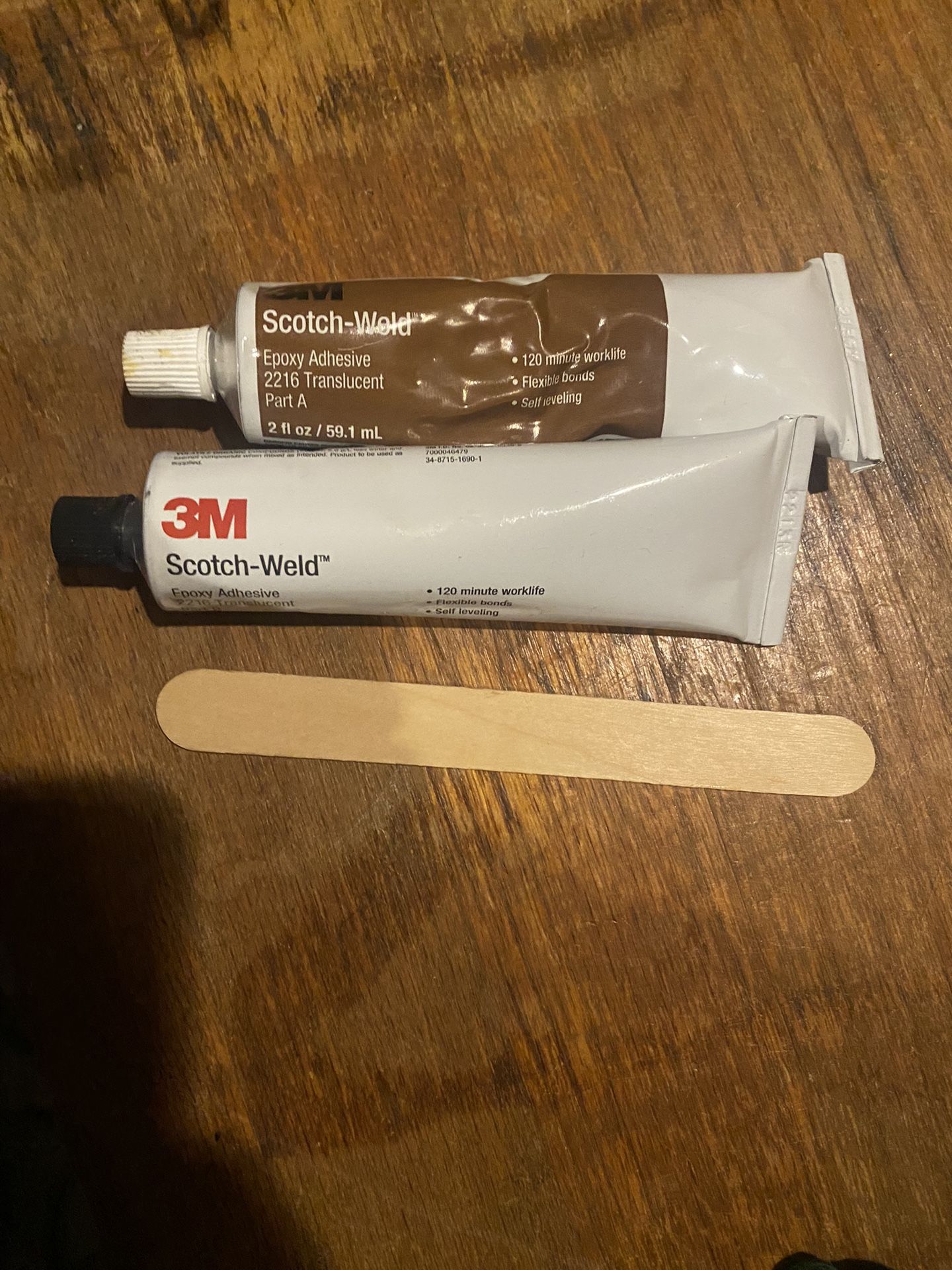 3M Scotch-Weld Epoxy Adhesive 2216, Translucent, Part B/A, 2 fl oz Kit ...