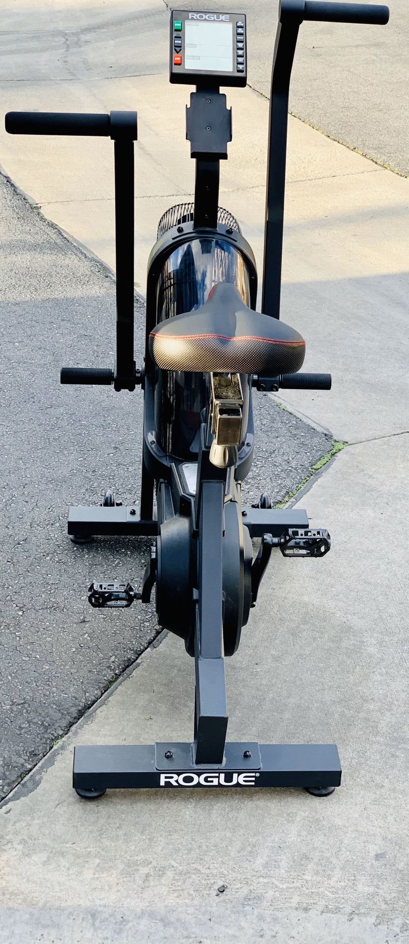 Rogue Fitness Echo Air Bike w/ Wind Guard and Phone Holder - MINT for ...