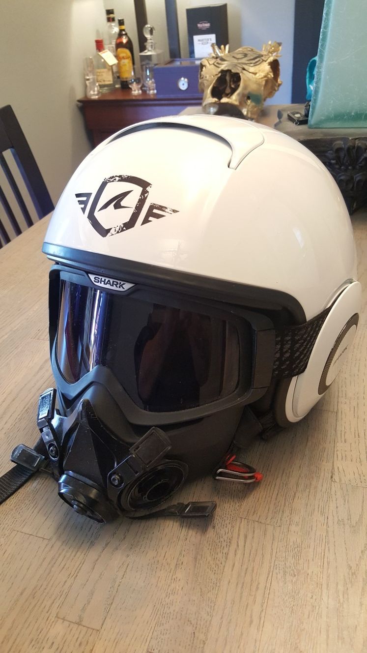 Fighter Pilot Motorcycle Helmet Full Face