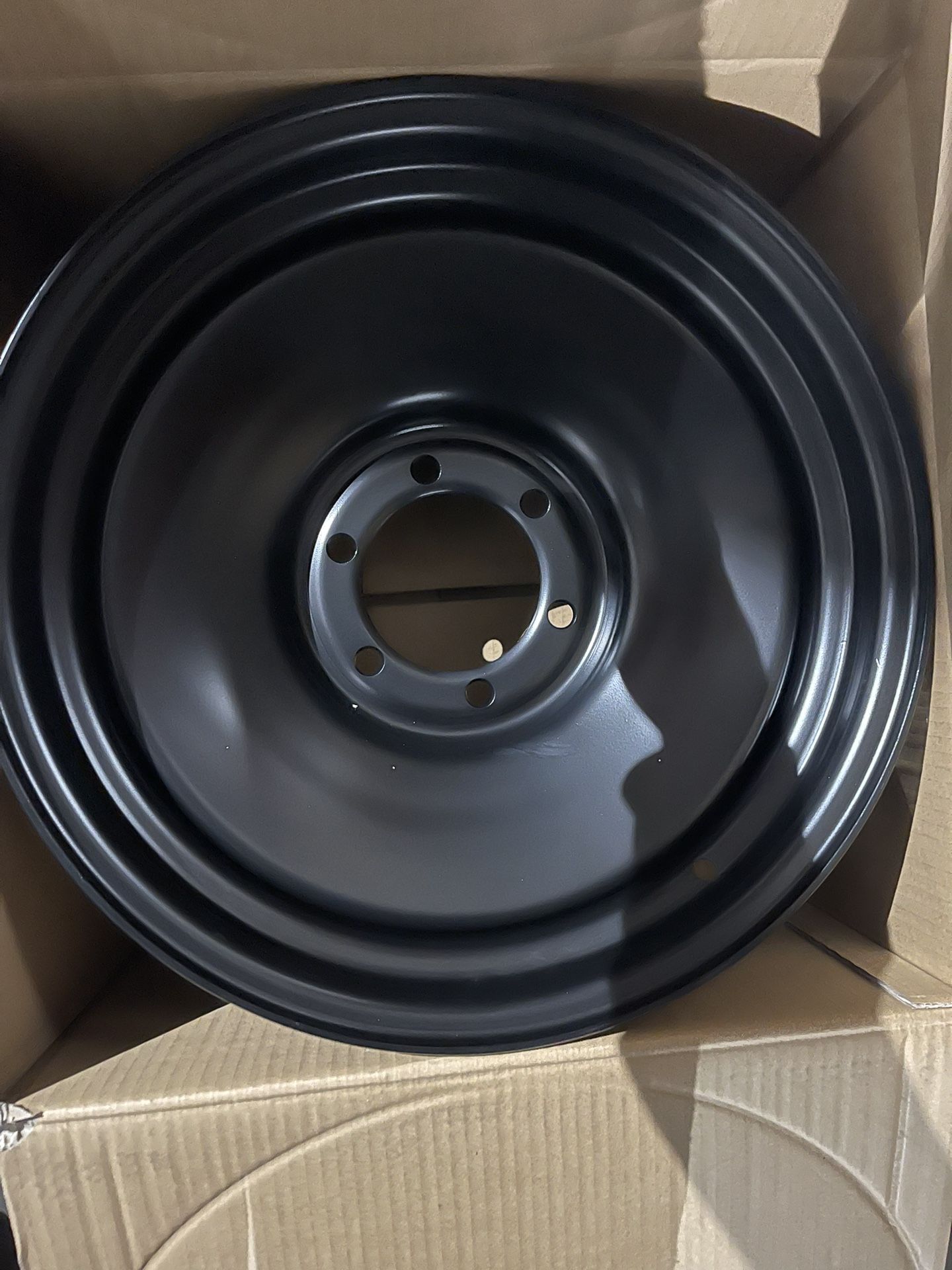 Set Of Four Steel Rat Rod Us Wheels Matte Black Smoothie Steelie Hot ...