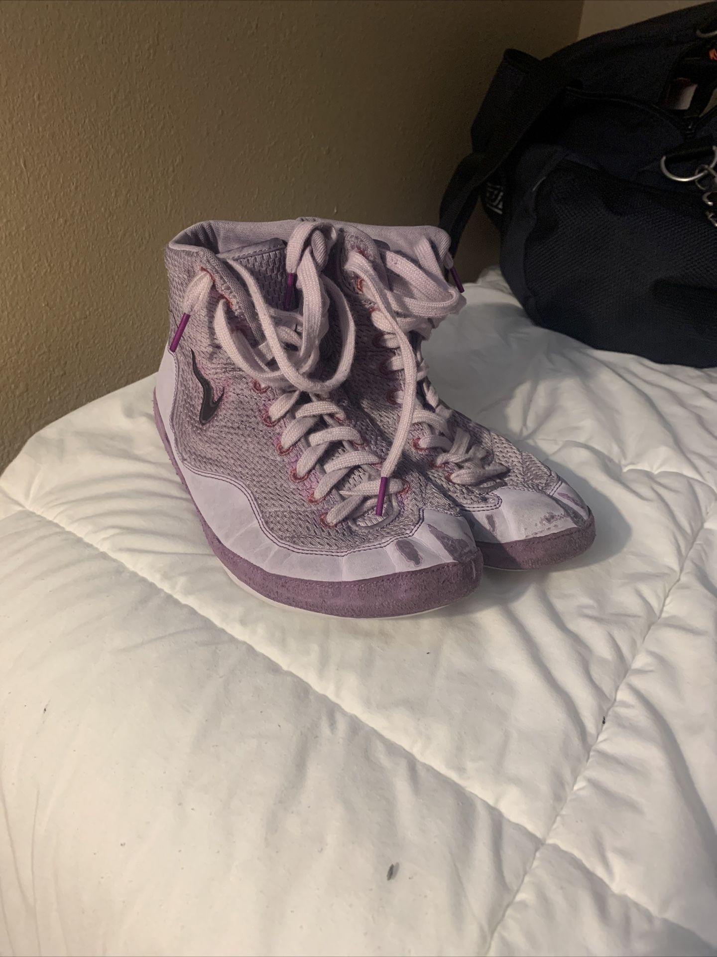 Purple Nike Inflicts Men’s size 9 wrestling shoes for Sale in Orlando ...