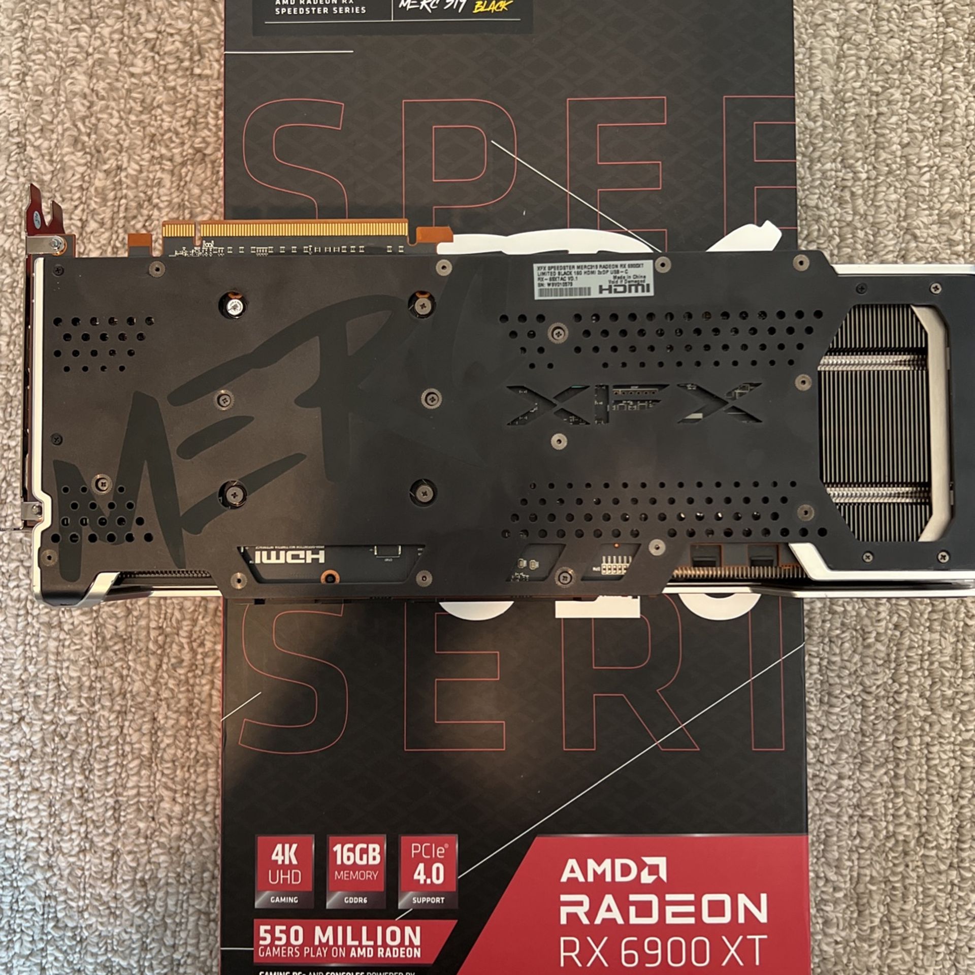 AMD XFX RX 6900 XT(XH Chip) Merc 319 LIMITED BLACK for Sale in Lacey ...