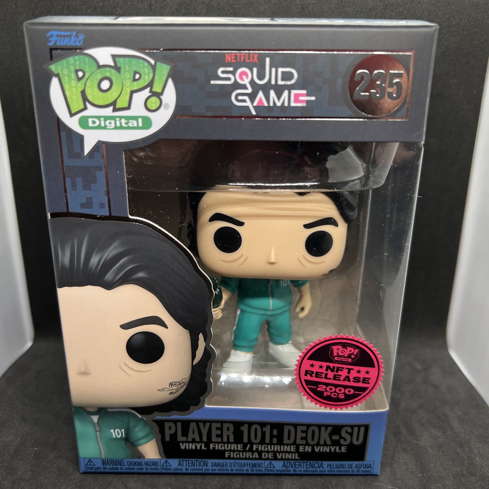 PLAYER 101: DEOK-SU Squid Game Funko Pop Digital #235 LE 2000 (890 ...