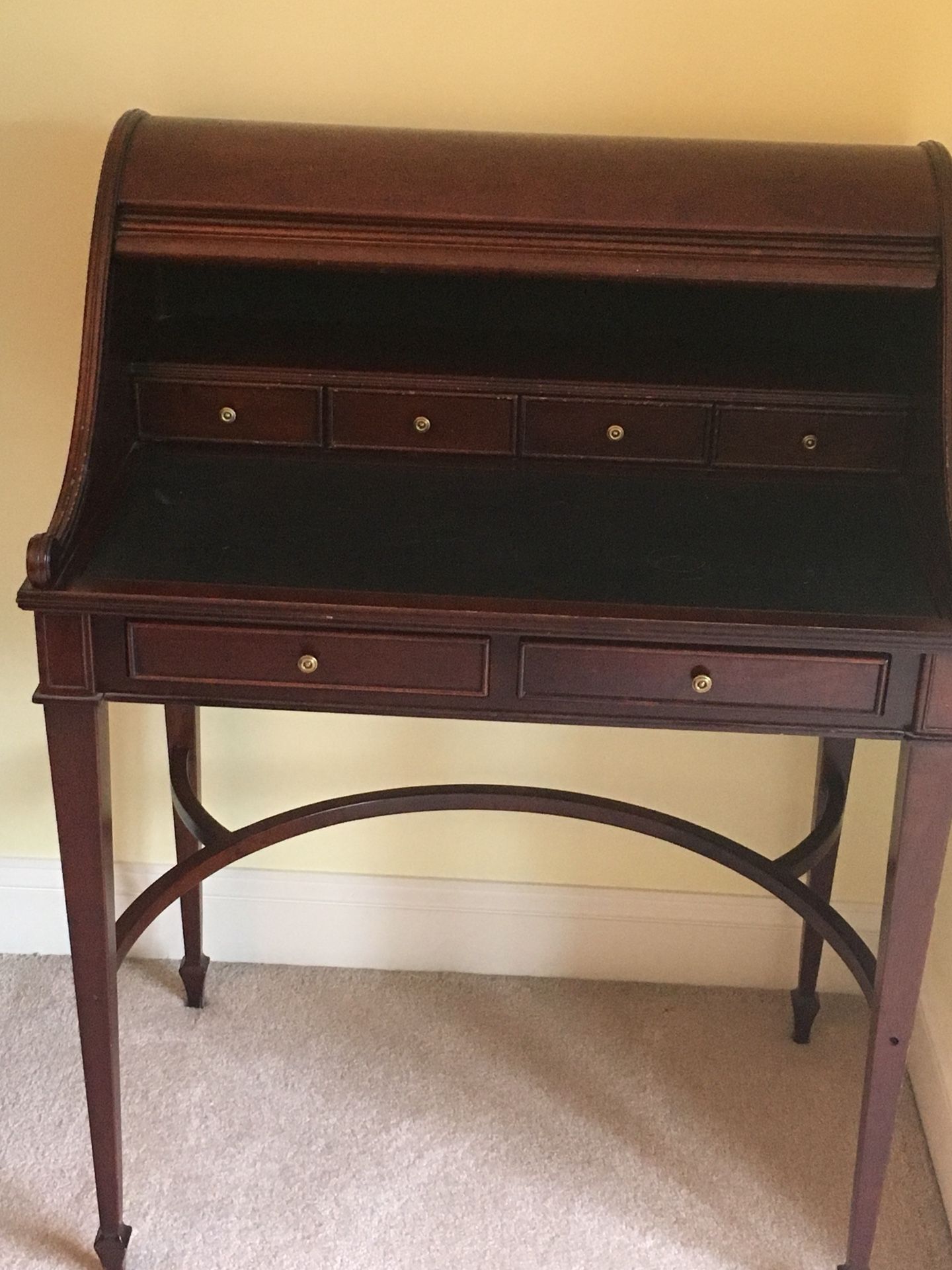 Antique Style Cherry Roll-a-way Top Desk - Bombay Company for Sale in ...