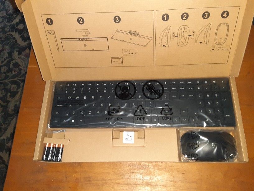 HP 710 Black Wireless Keyboad/mouse Combo for Sale in Skok, WA - OfferUp