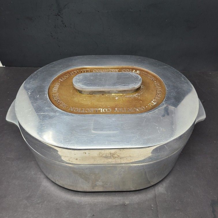 Magnalite Aluminum Roaster Pan GHC 5265 12” Country Collection USA for ...