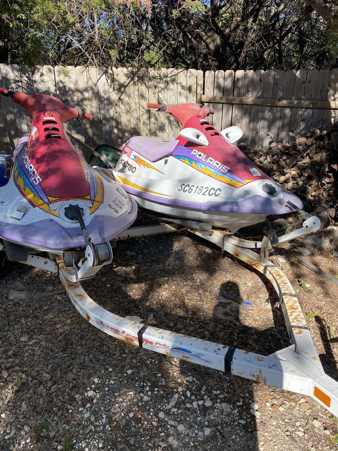 Polaris Double Jet skis w/trailer for Sale in San Antonio, TX - OfferUp