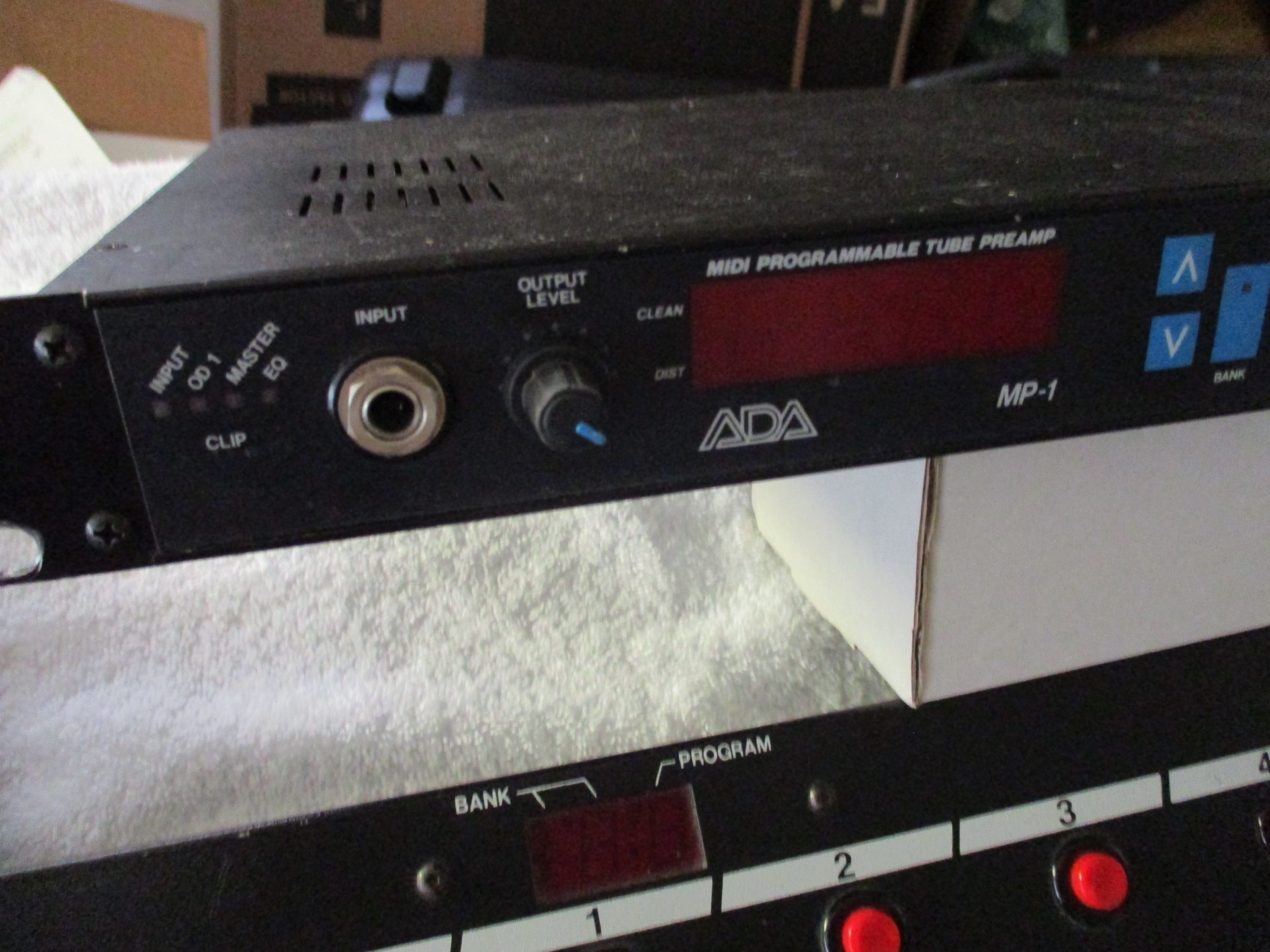 ADA MP1 Rack Mount Guitar Tube Pre Amplifier With MIDI Controller for ...