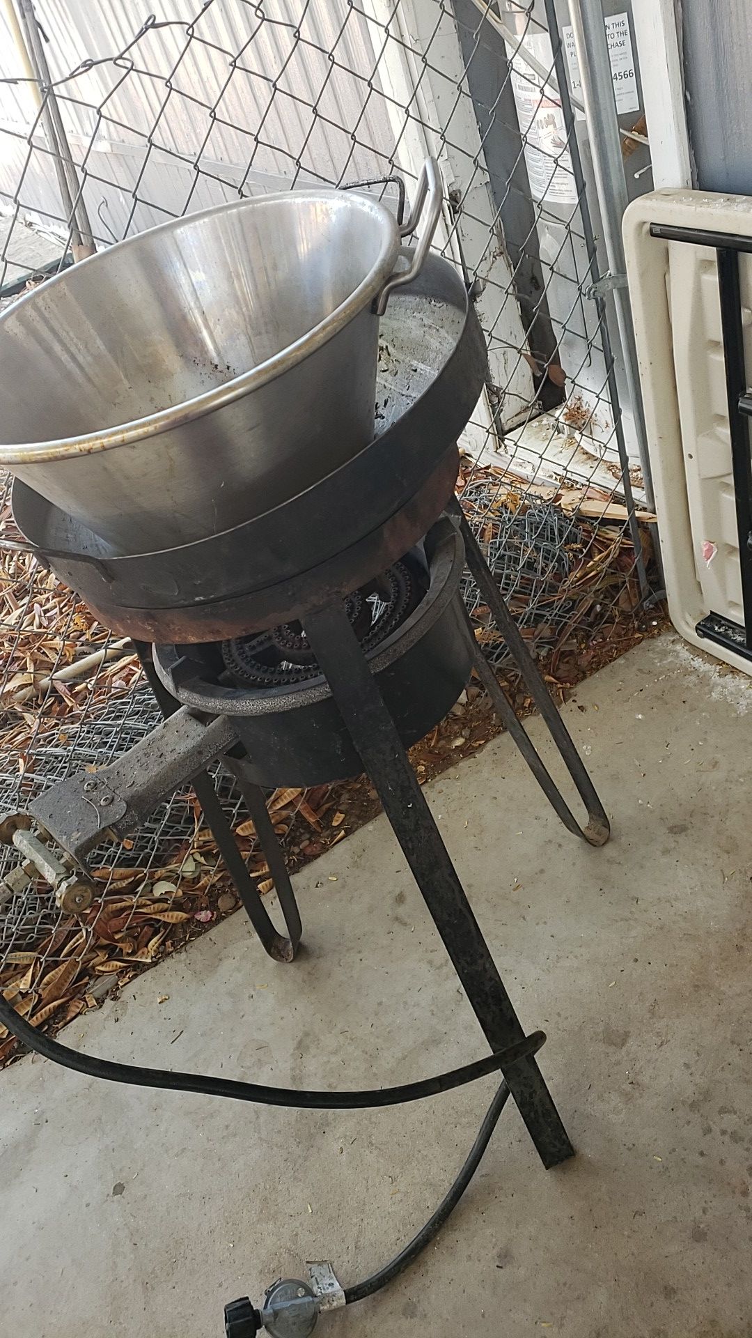 Quemador..con caso para carnitas y el disco para mojaras o pescado for ...
