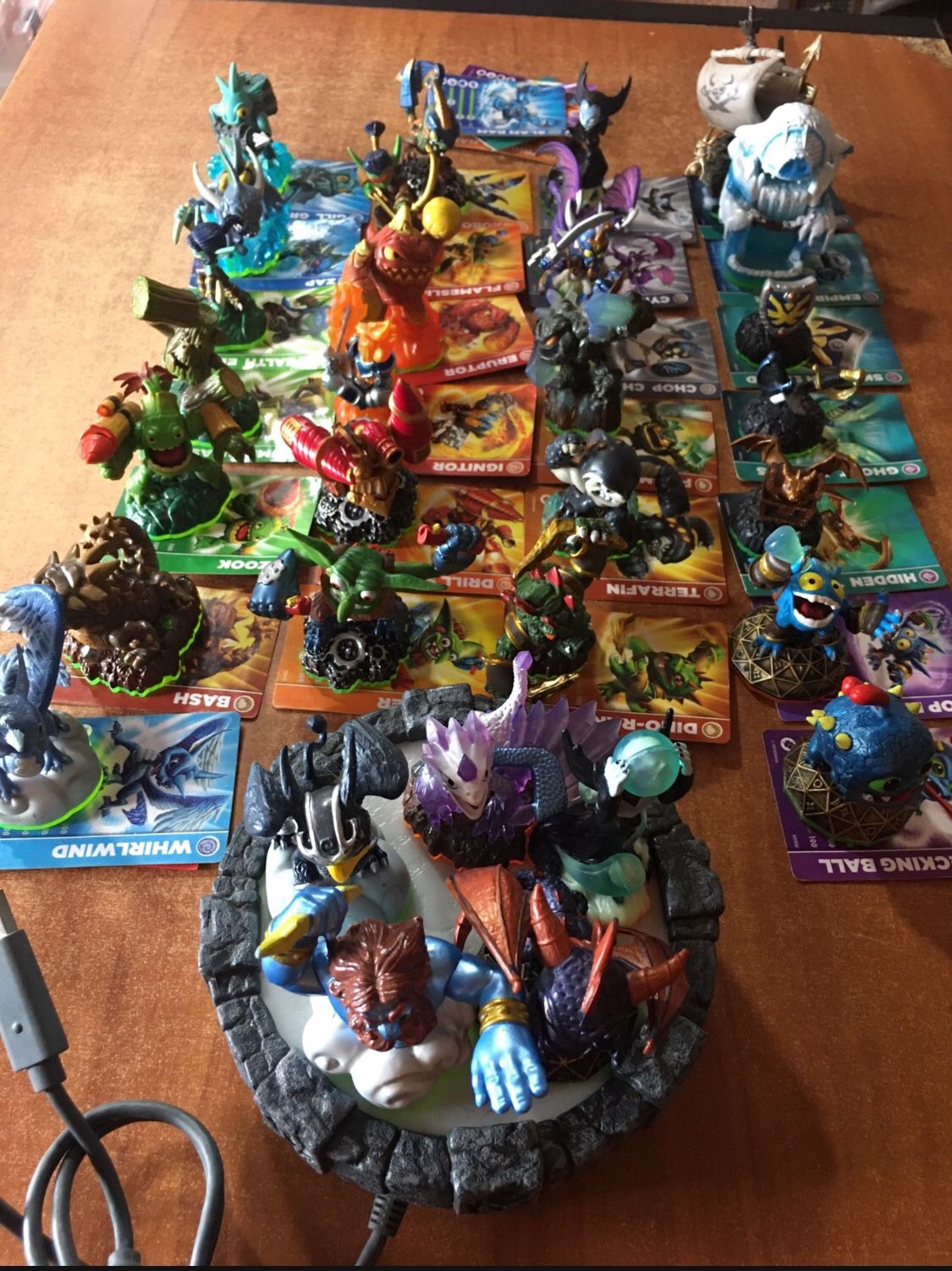 Skylanders for XBox 360, plus launch pad and many characters most with ...