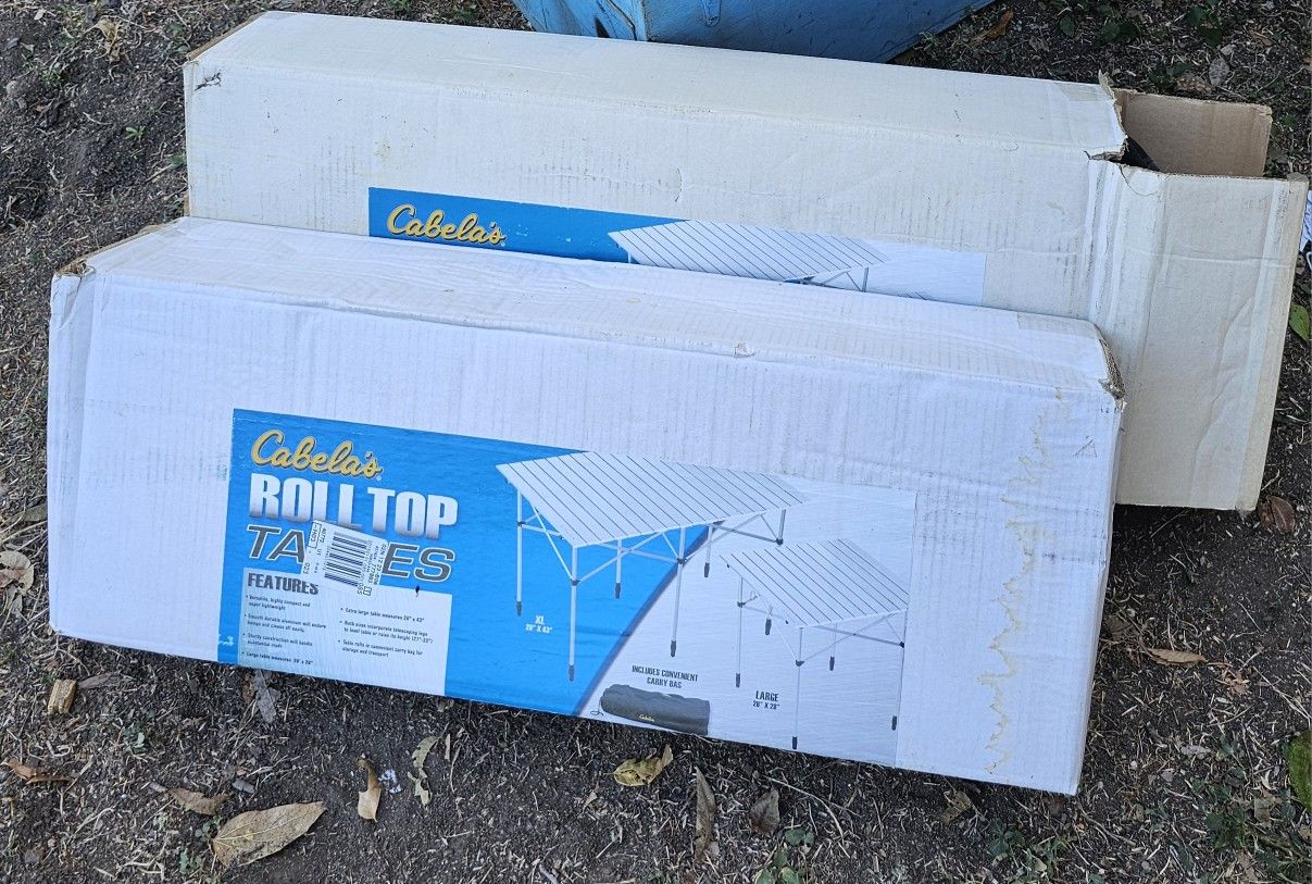 Cabela's Roll-Top Table XL for Sale in San Antonio, TX - OfferUp