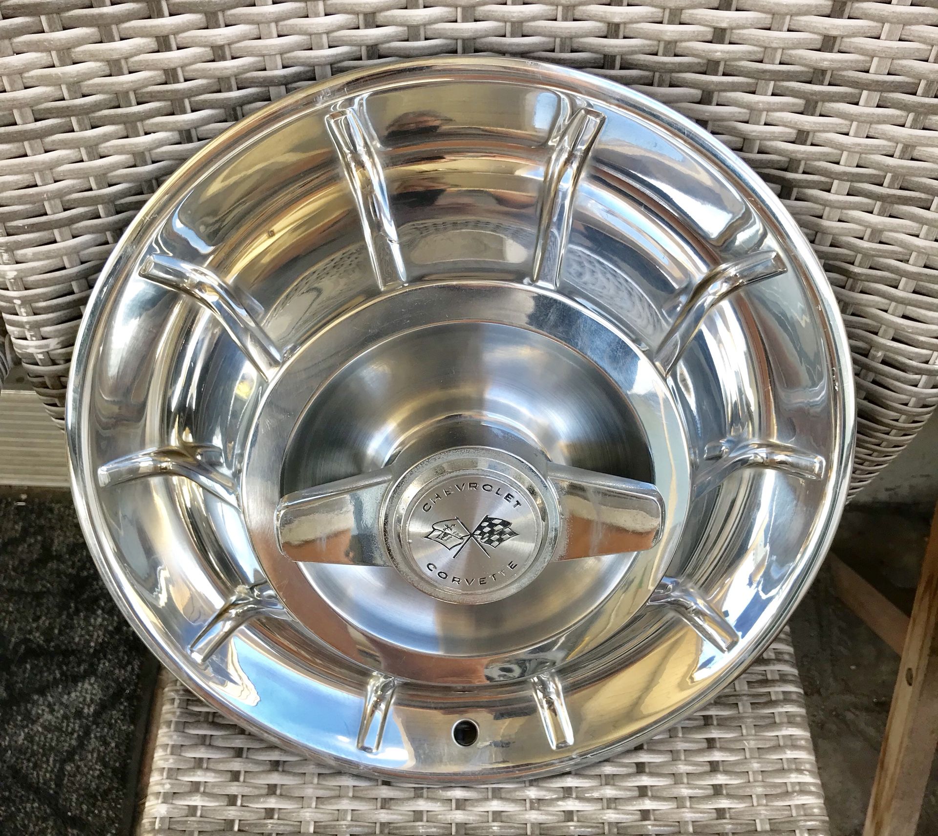1956 - 1958 Chevy Corvette Original Hubcap for Sale in Anaheim, CA ...