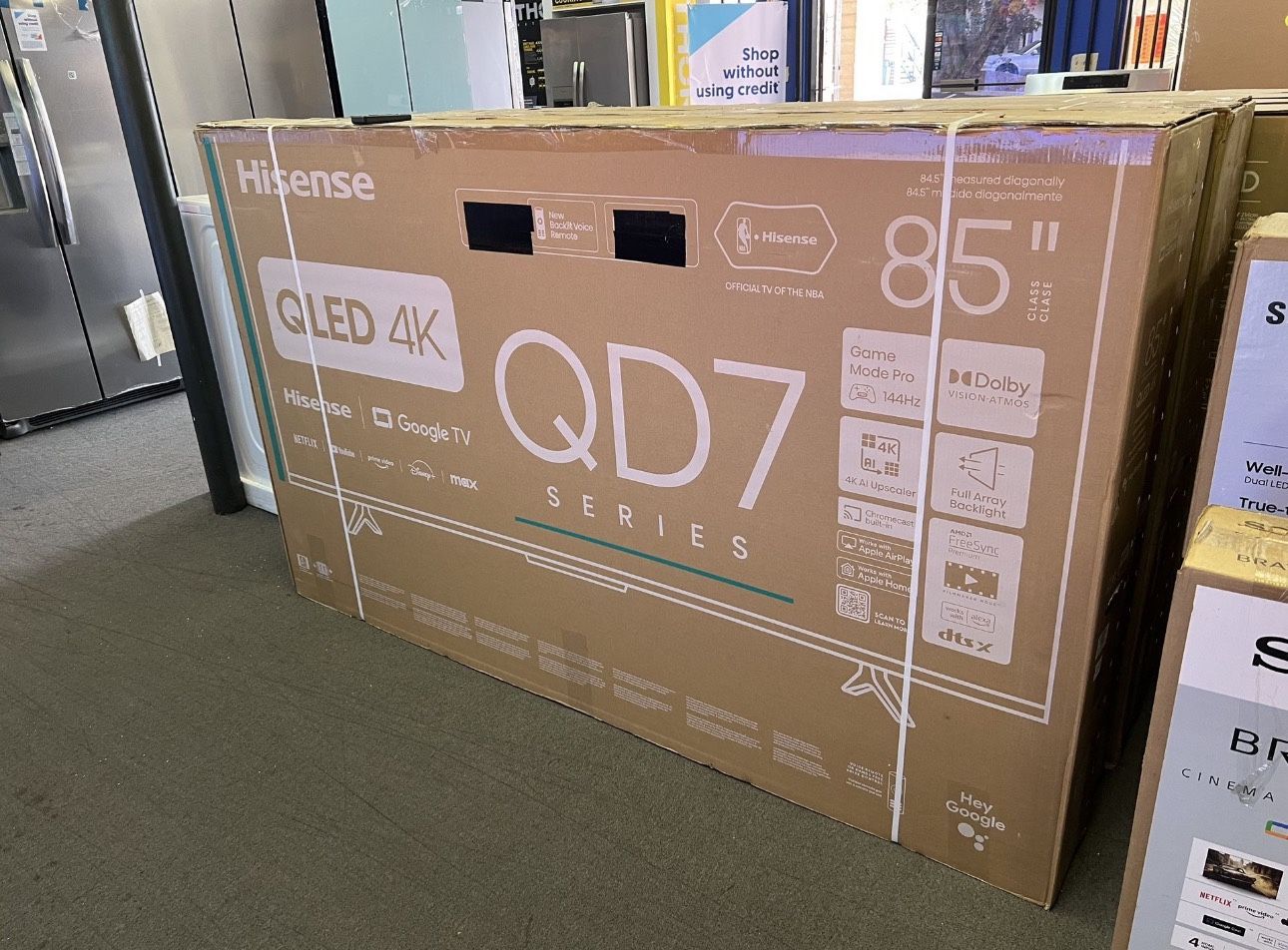 85” Hisense QLED QD7 4K UHD Smart Google Tv for Sale in Pomona, CA ...