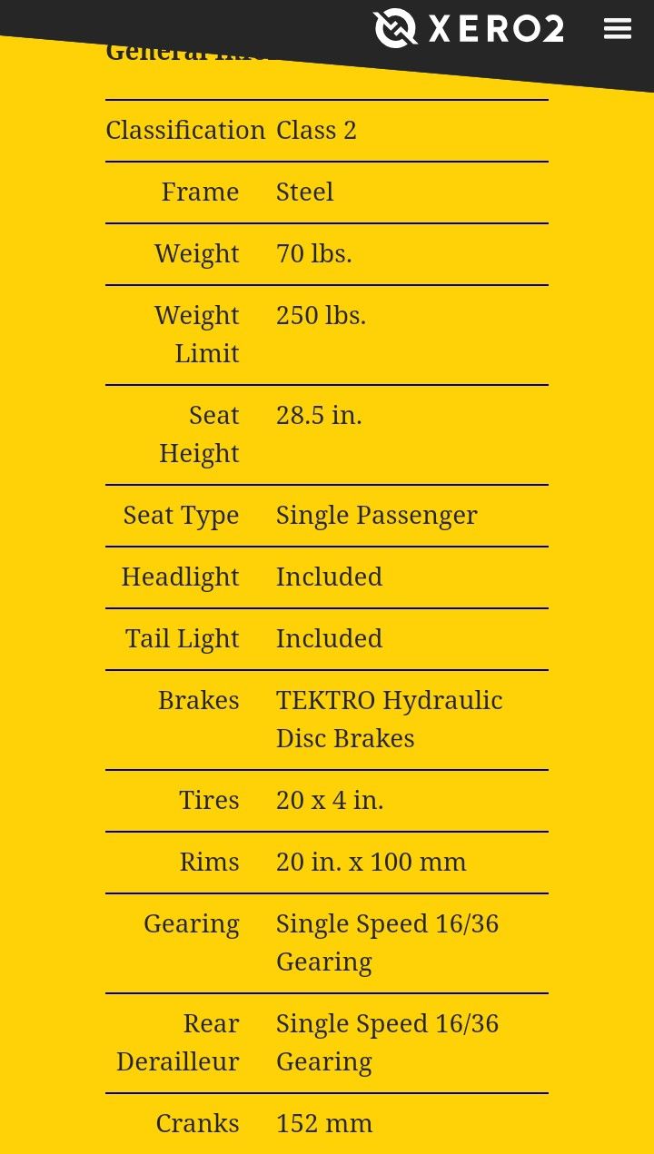 Electric Bike Xero 2 FLY-R for Sale in Arrowhed Farm, CA - OfferUp