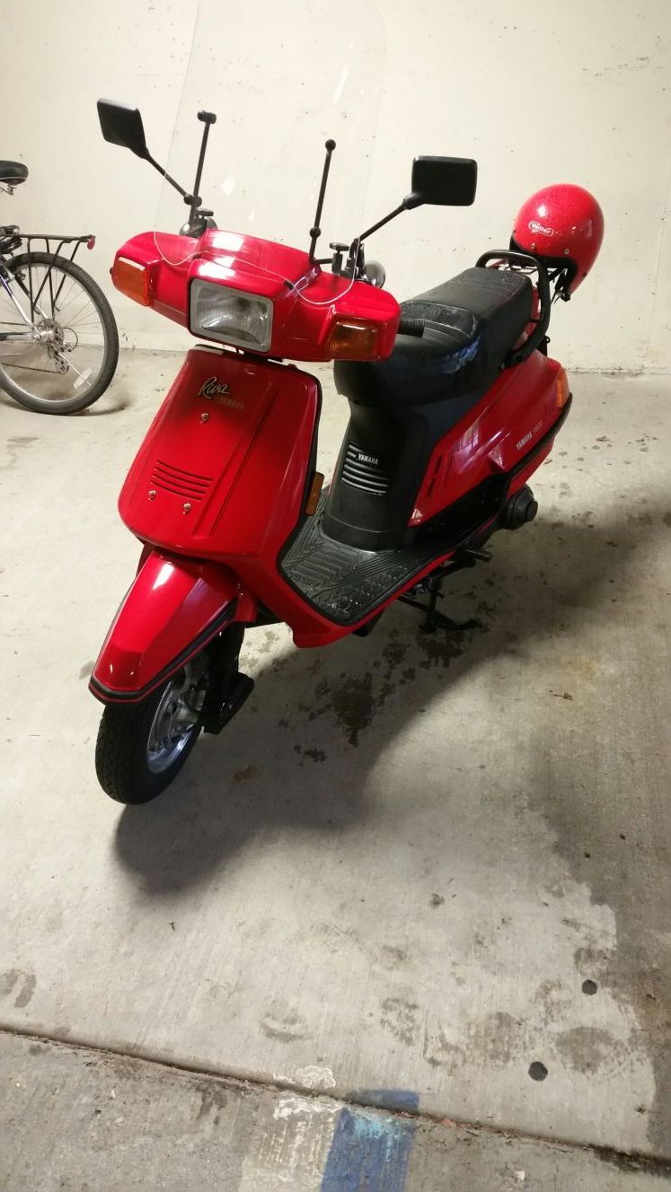 1996 Yamaha Riva 125 scooter w/1900 miles for Sale in Cincinnati, OH ...