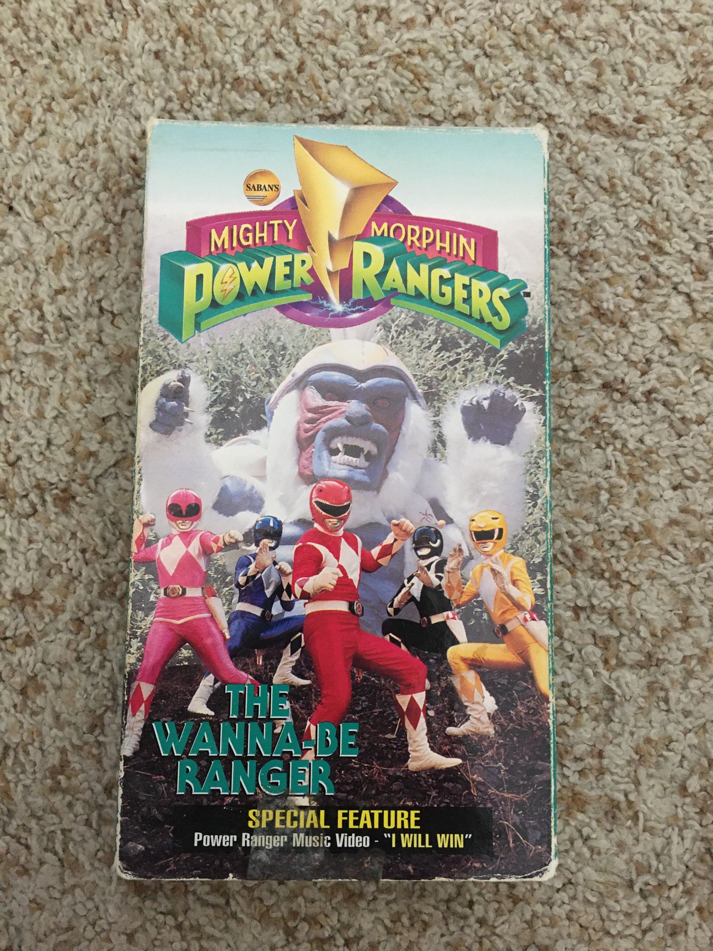 Mighty Morphin Power Rangers Vhs