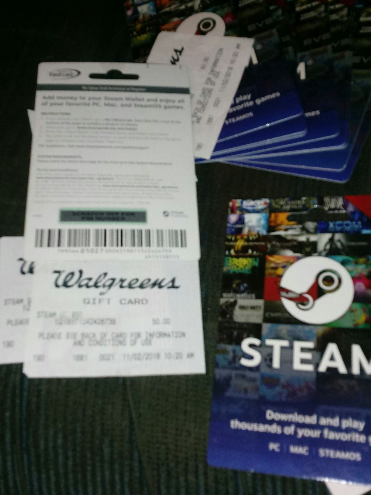 $40 STEAM GAME CARDS buy more for less for Sale in Shipshewana, IN ...