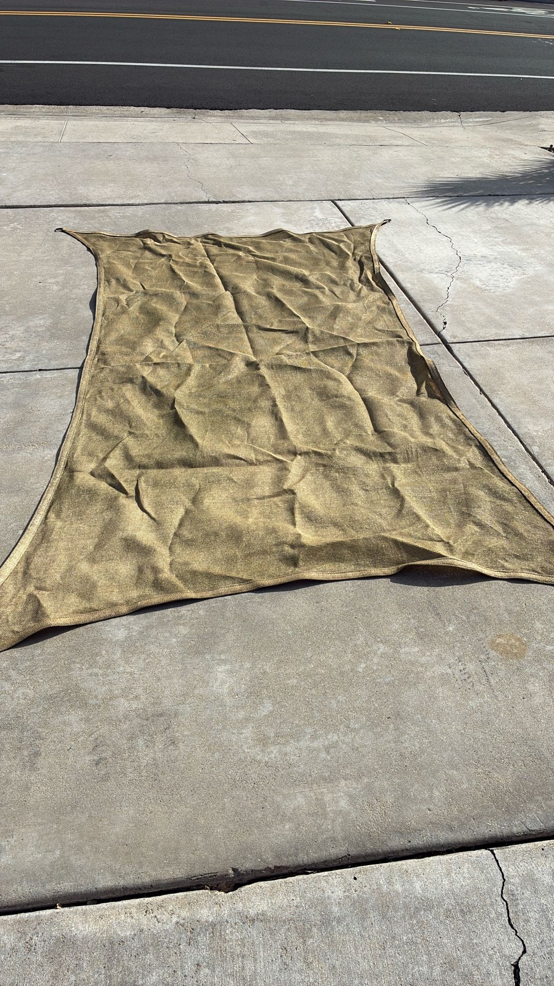 (2) 6’x10’ Patio or Garden Shade Cloth. Metal Clips At Each Corner. 90 ...